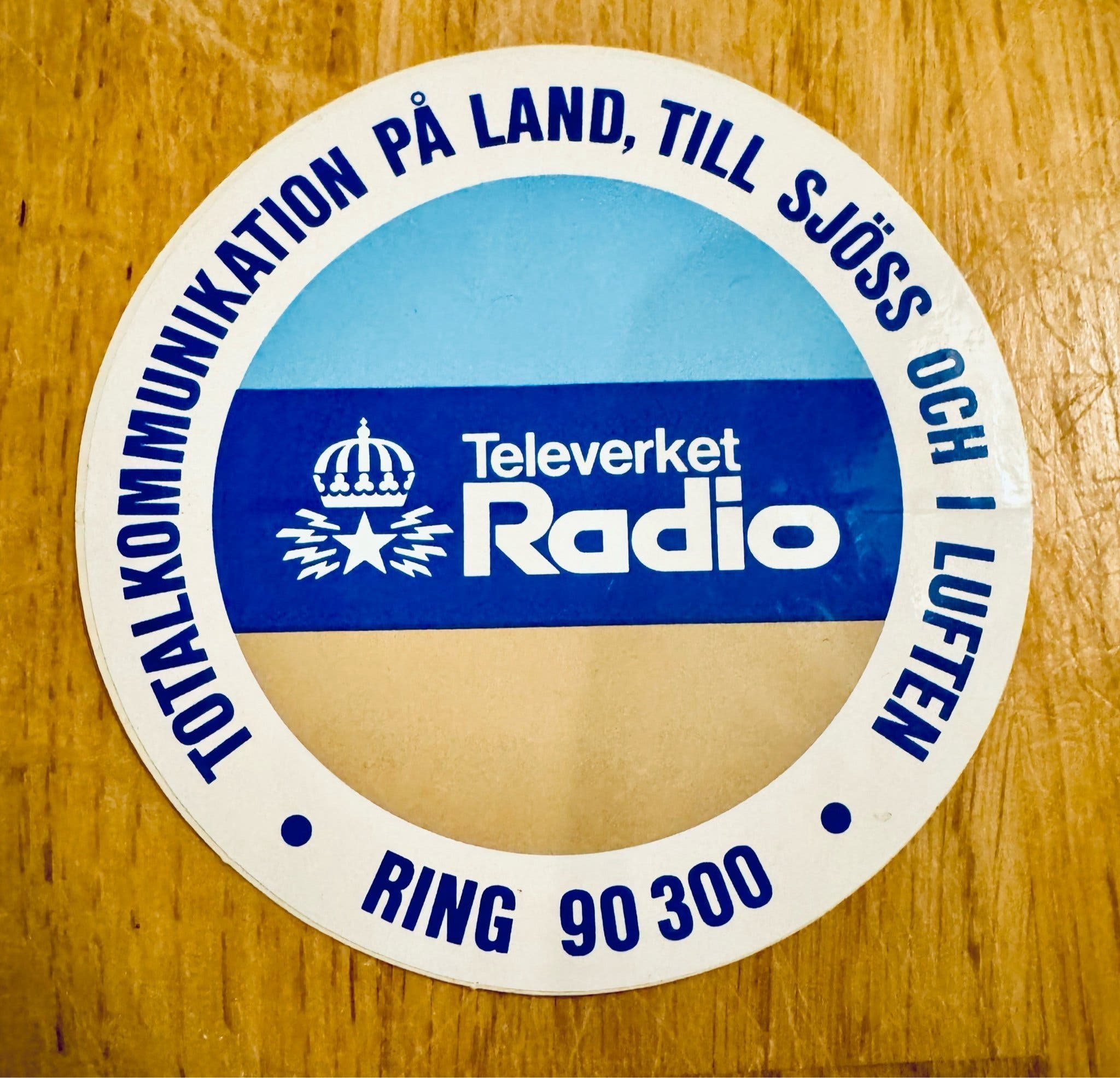 Se produkter som liknar Klistermärke/Dekal Televerket på Tradera ...