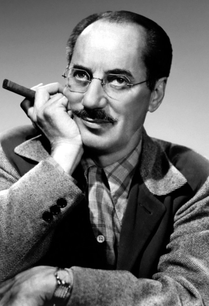 GROUCHO MARX AMERICAN COMEDIAN ACTOR FILM RADIO.. | Köp på Tradera ...