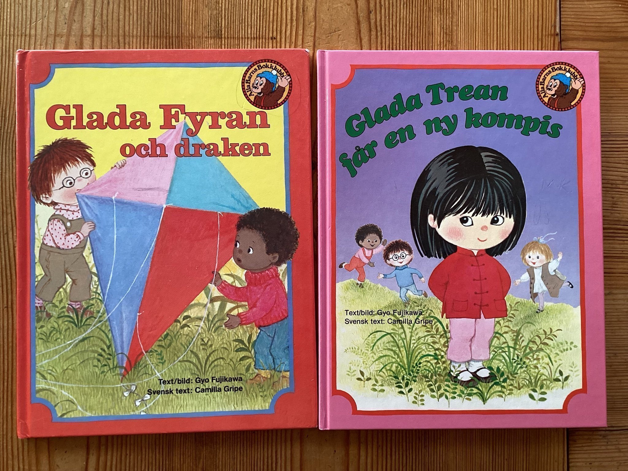 Glada Fyran och draken & Glada Trean får en ny .. | Köp på Tradera ...