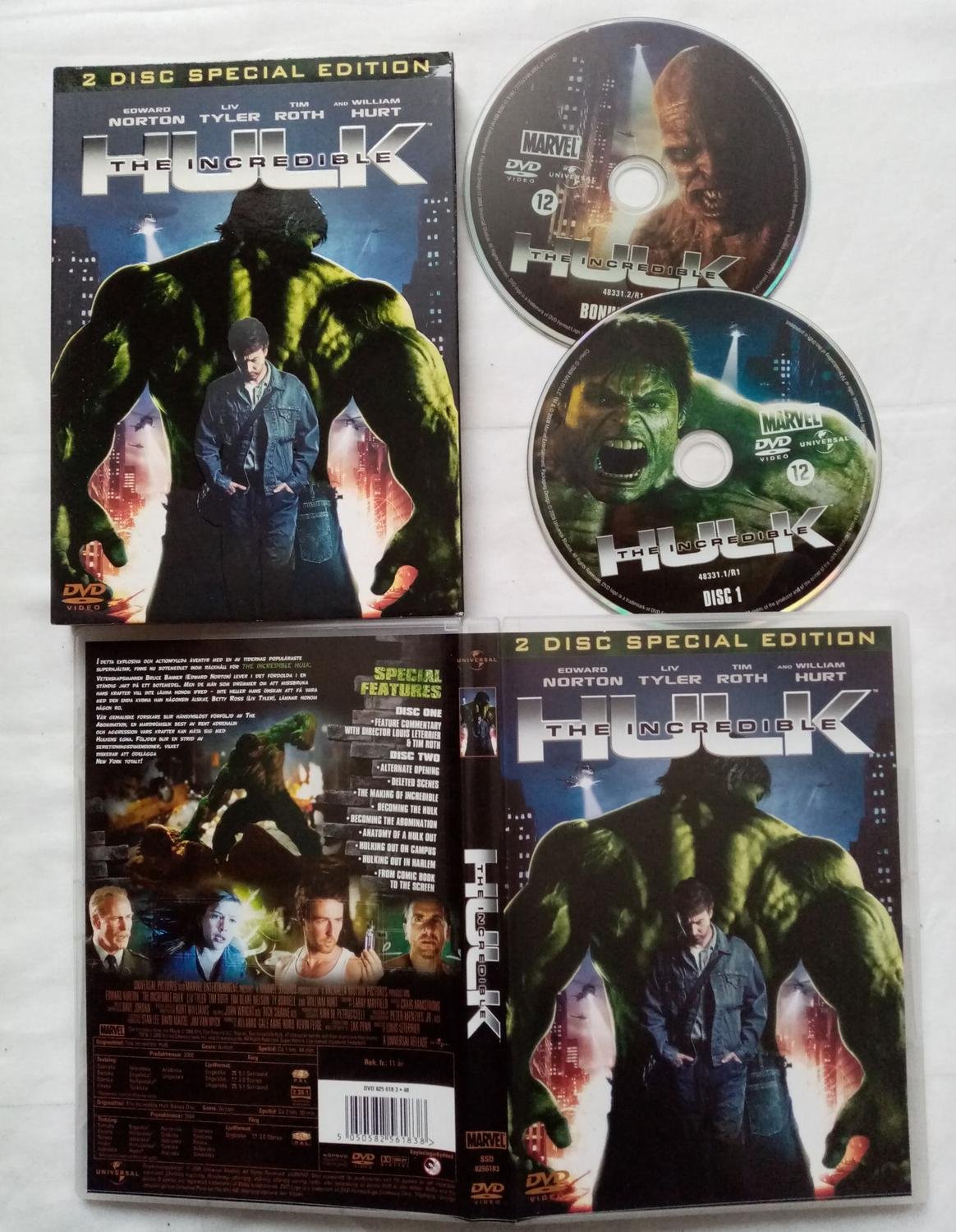 Hulk - The Incredible - DVD -2-Disk special edi.. | Köp på Tradera ...