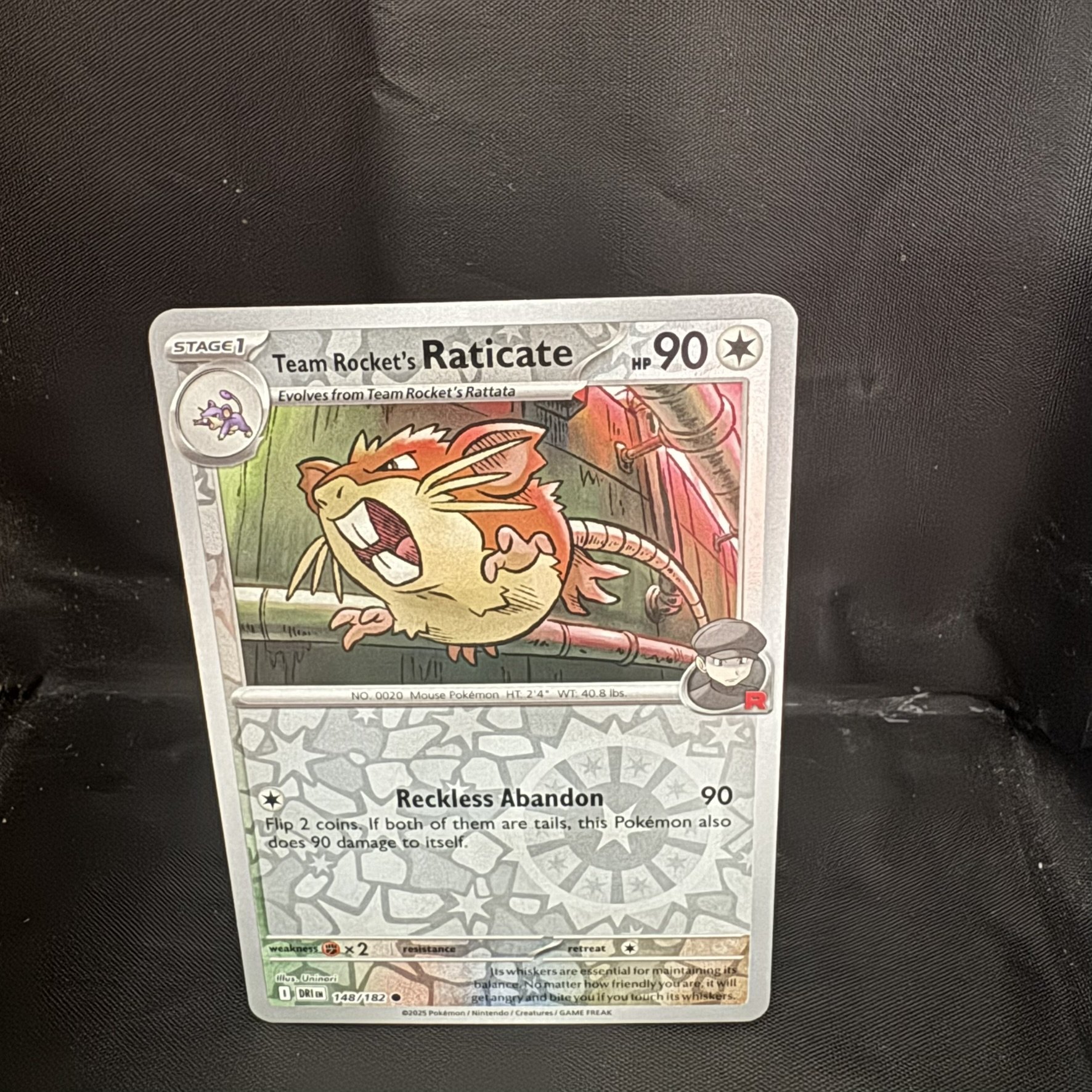 Pokémon Team Rocket's Raticate 148/182 Reverse .. | Köp på Tradera ...