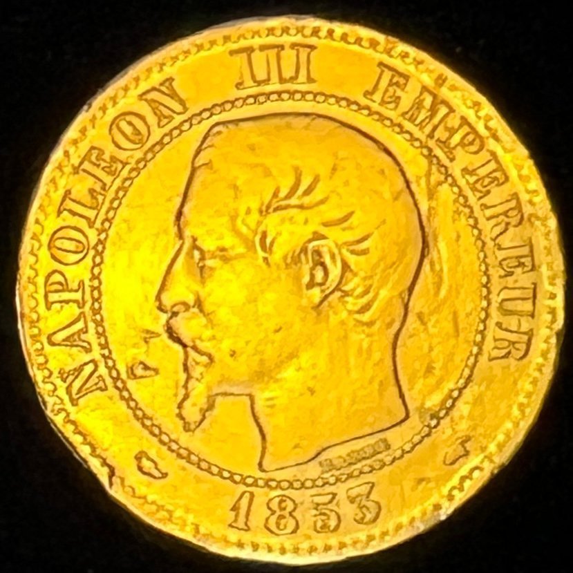 Se produkter som liknar 2 centimes 1853, Napoleon III.. på Tradera ...