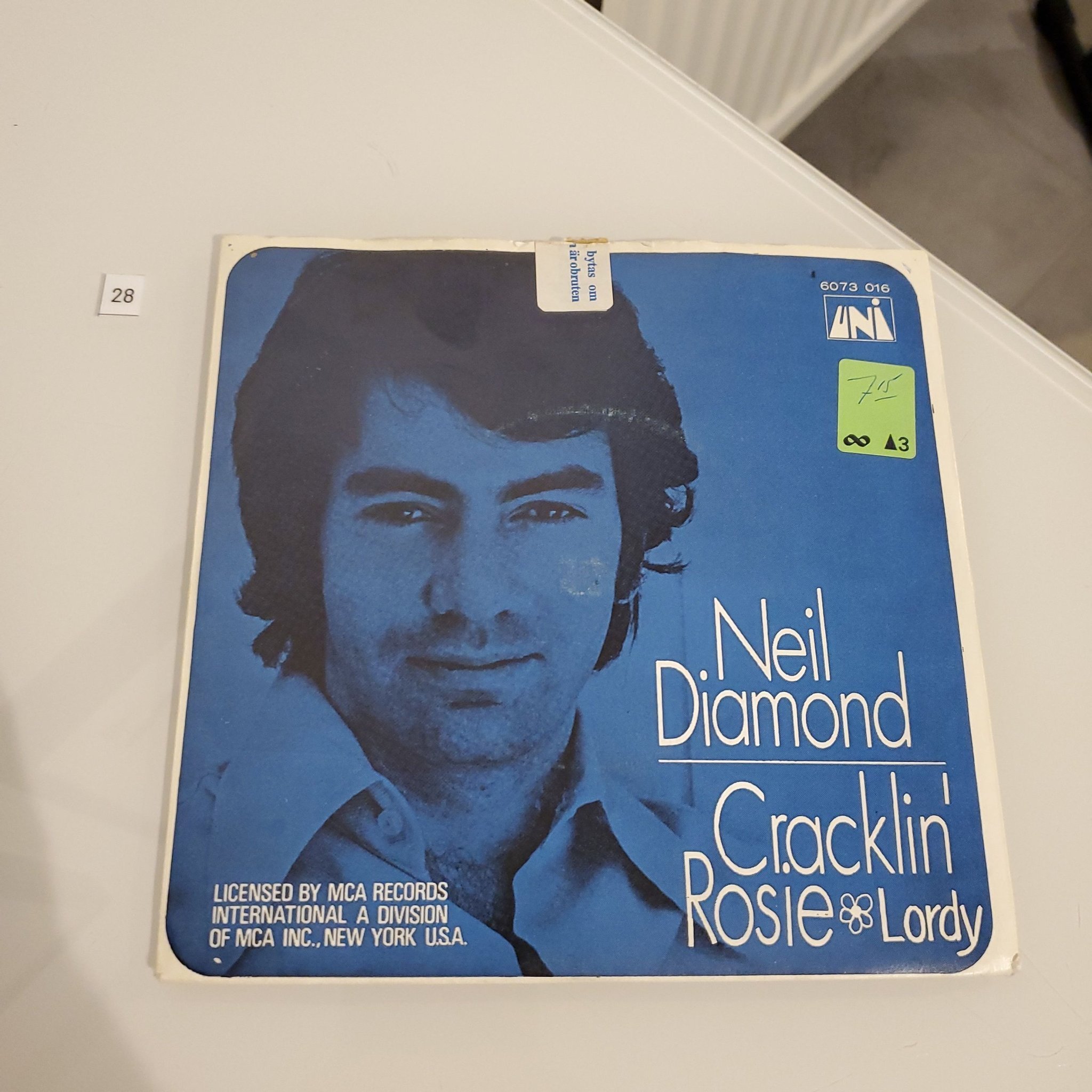 Neil Diamond - Cracklin' Rosie / Lordy - Vinyls.. | Köp på Tradera ...