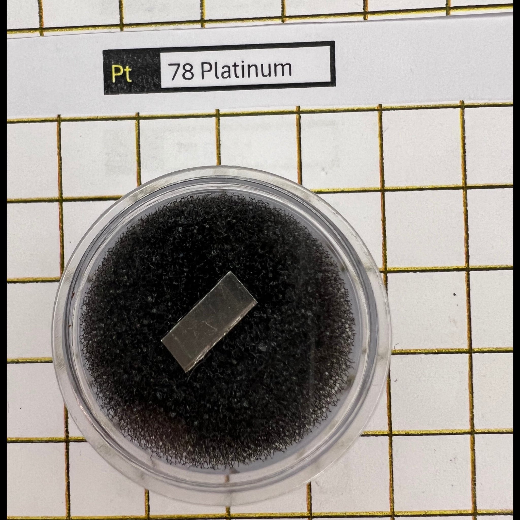 Platinum 99.95% Grundämne Element 78 pt Periodi.. | Köp på Tradera ...