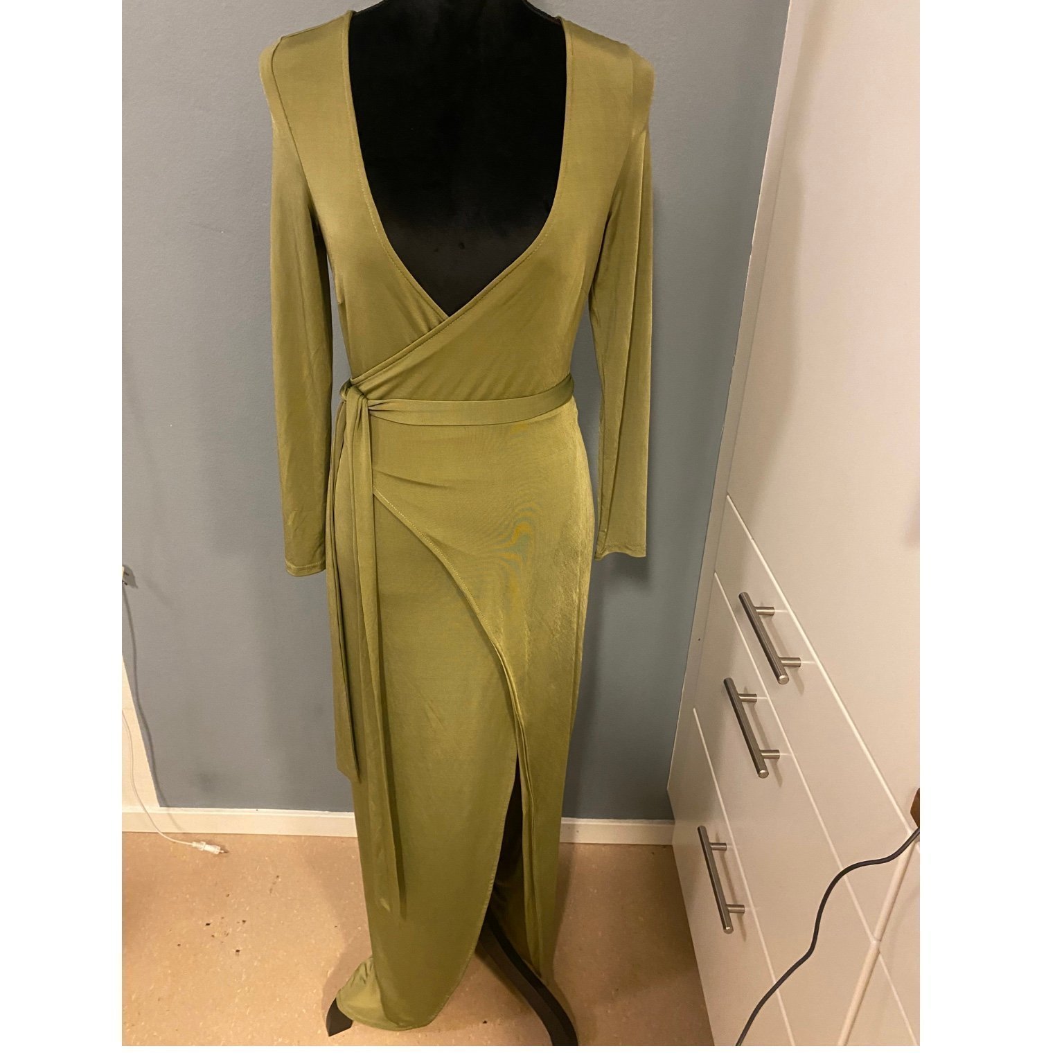 Rebecca Stella Trikå omlott maxiklänning S | Köp på Tradera (637309531)