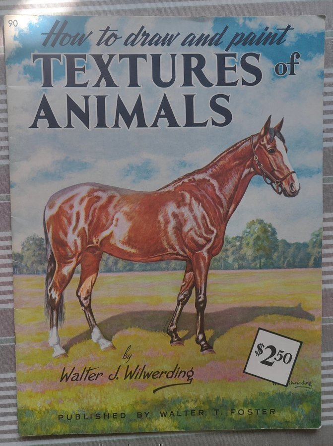 How to draw and paint TEXTURES of ANIMALS av Wa.. | Köp på Tradera ...