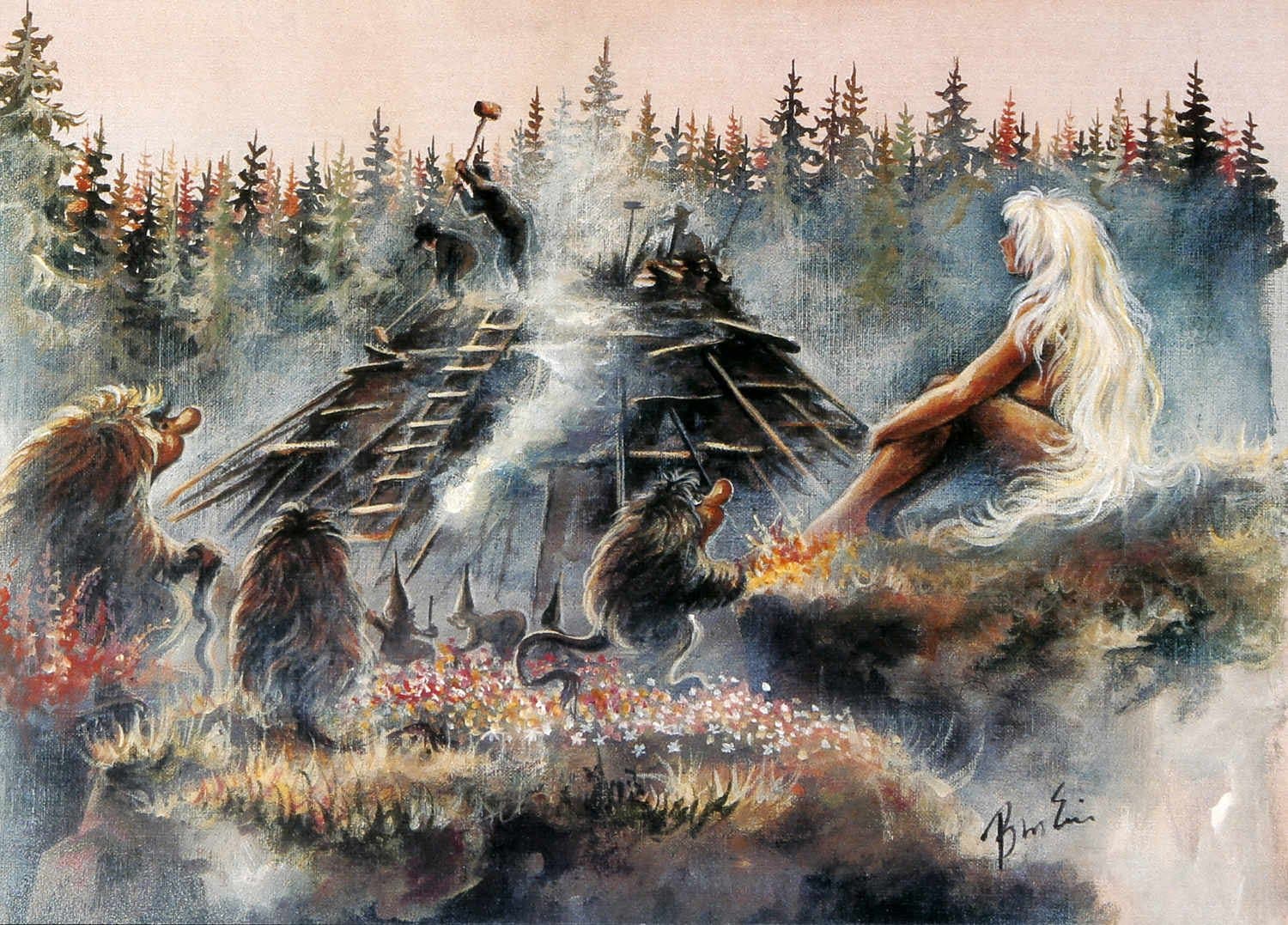BROR-ERICS BÄSTA NR 1097 KONSTNÄR FRÅN BJURÅK.. (348441995) ᐈ Köp på ...