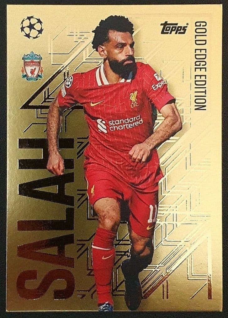 Mohamed Salah Gold Edition Topps Champions Leag.. | Köp på Tradera ...