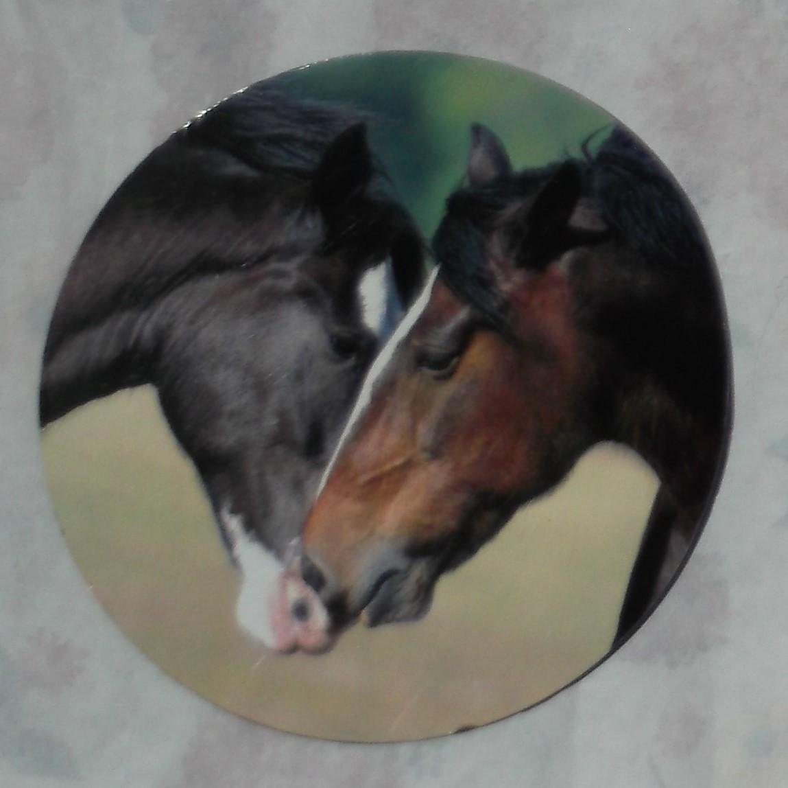 Häst Musmatta 2 söta Hästar Rund Cool Fin Kul P.. | Köp på Tradera ...