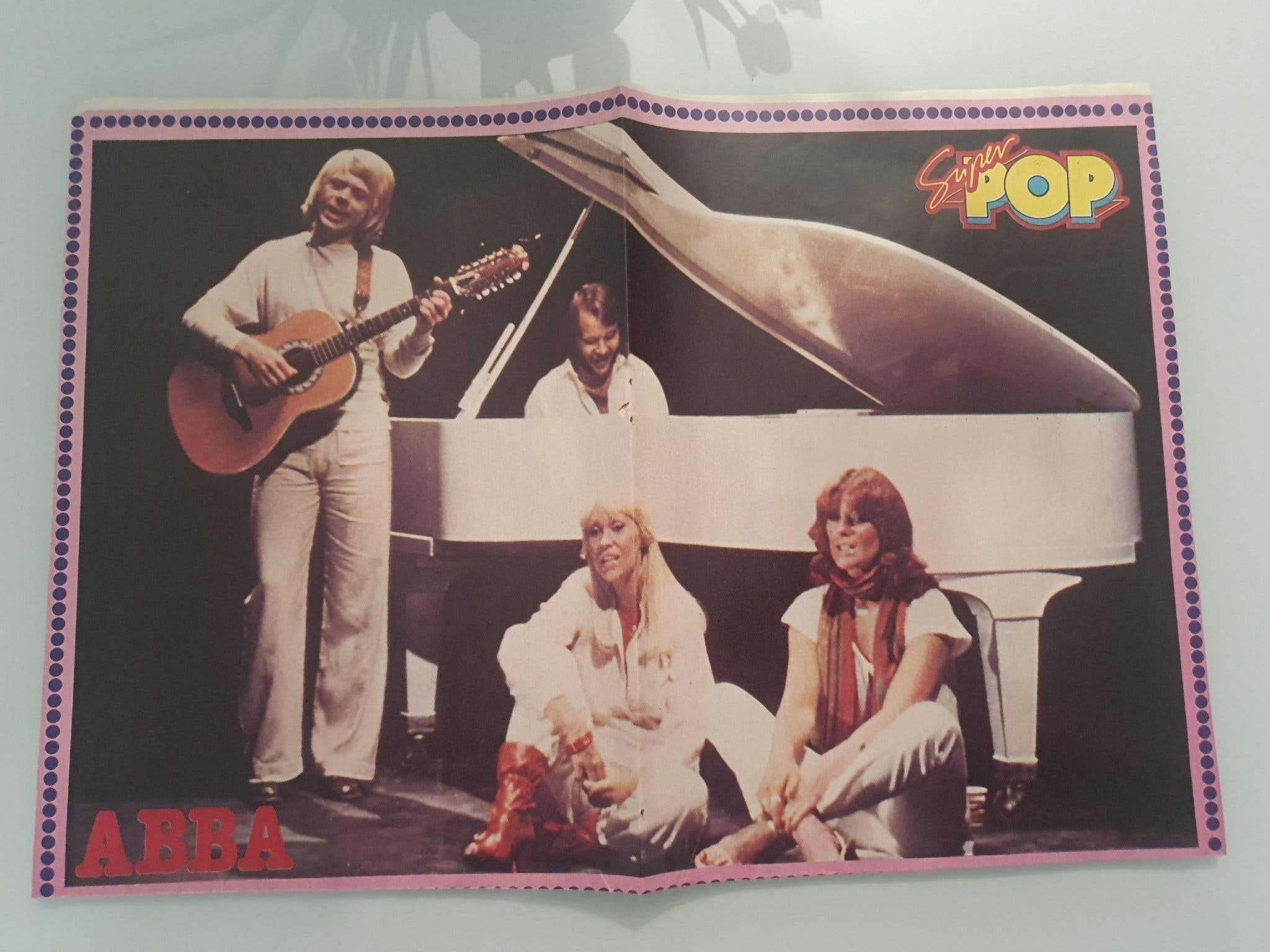 Abba / Willie Aames - Very rare poster - 27 x 3.. | Köp på Tradera ...