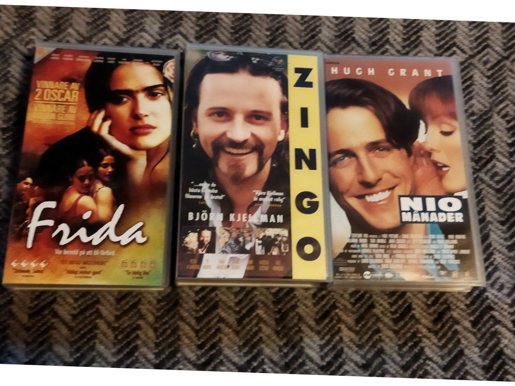 Frida - Zingo - Nio Månader - Vhs filmer | Köp på Tradera (715765754)