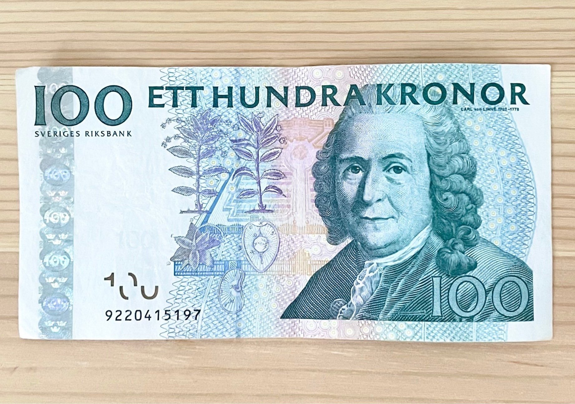Se produkter som liknar 100 kronor, Sedel, Carl von L.. på Tradera ...