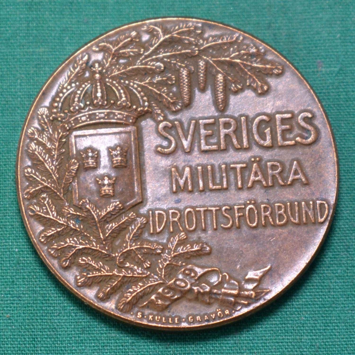 Militär Äldre Jetong Sveriges Militära Idrottsf.. | Köp på Tradera ...