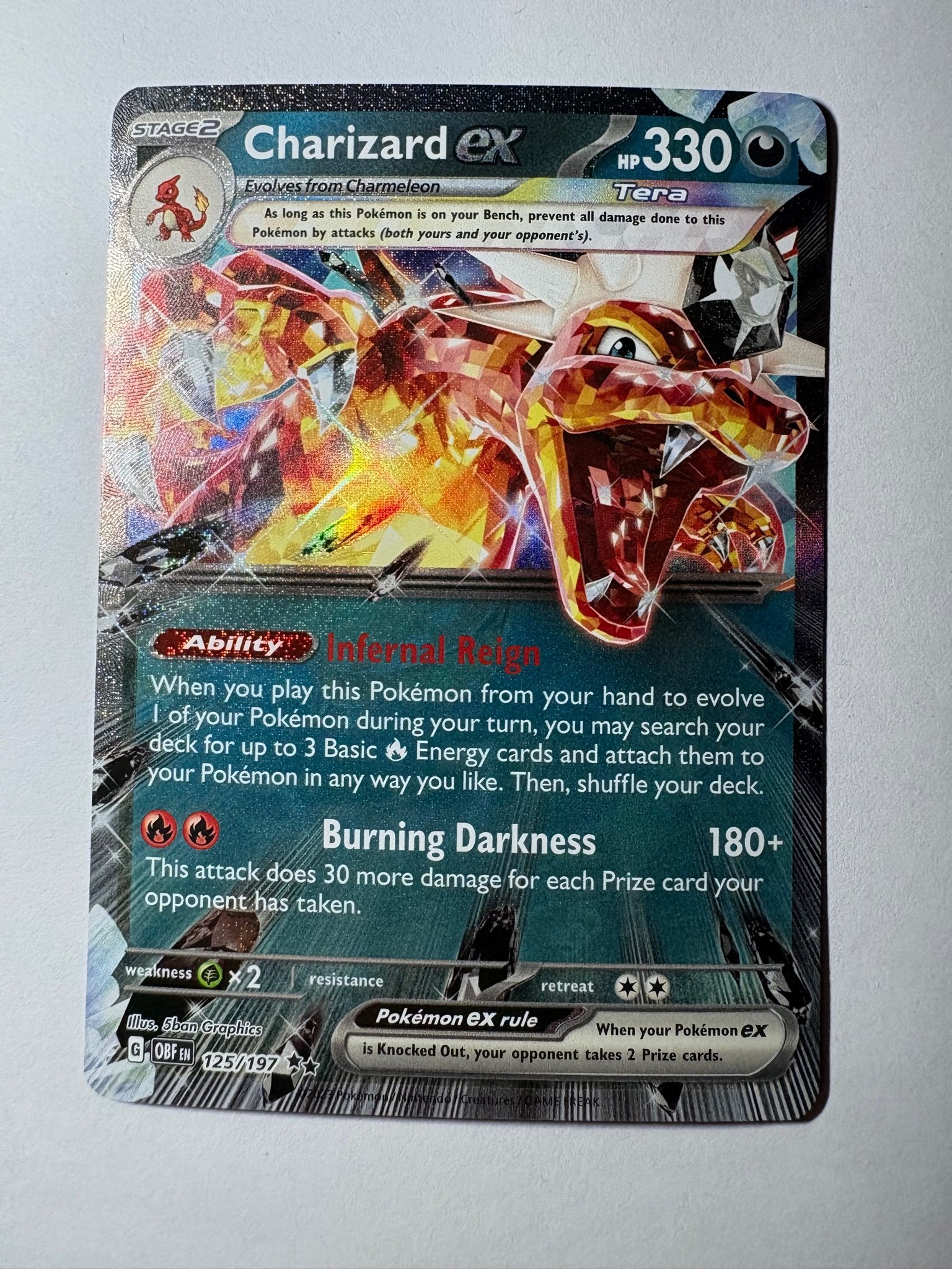 Charizard ex - Obsidian Flames - Pokémonkort | Köp på Tradera (711517390)