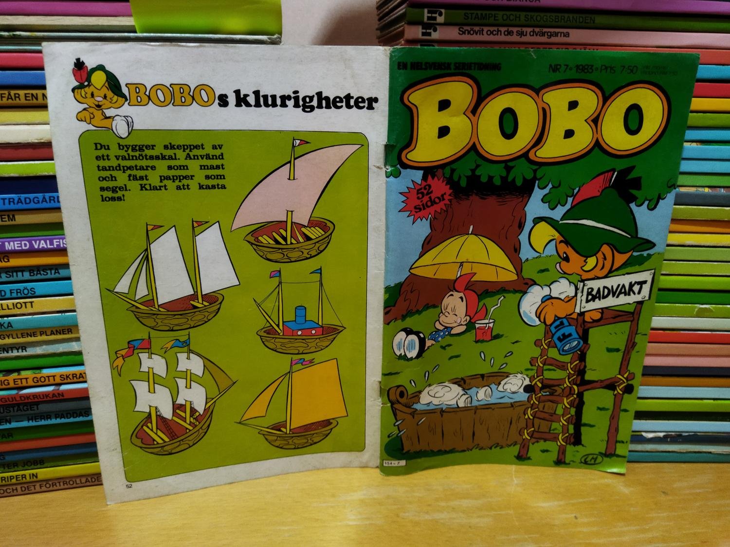 Bobo 1983 nr 7 Johan Ödgren Gu.. | Köp från Vinylcomics på Tradera ...