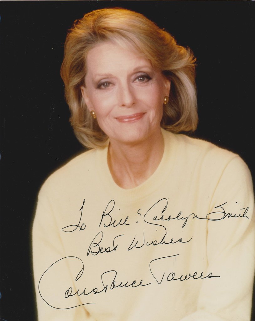 CONSTANCE TOWERS AMERICAN ACTRESS & SINGER AUTO.. | Köp på Tradera ...
