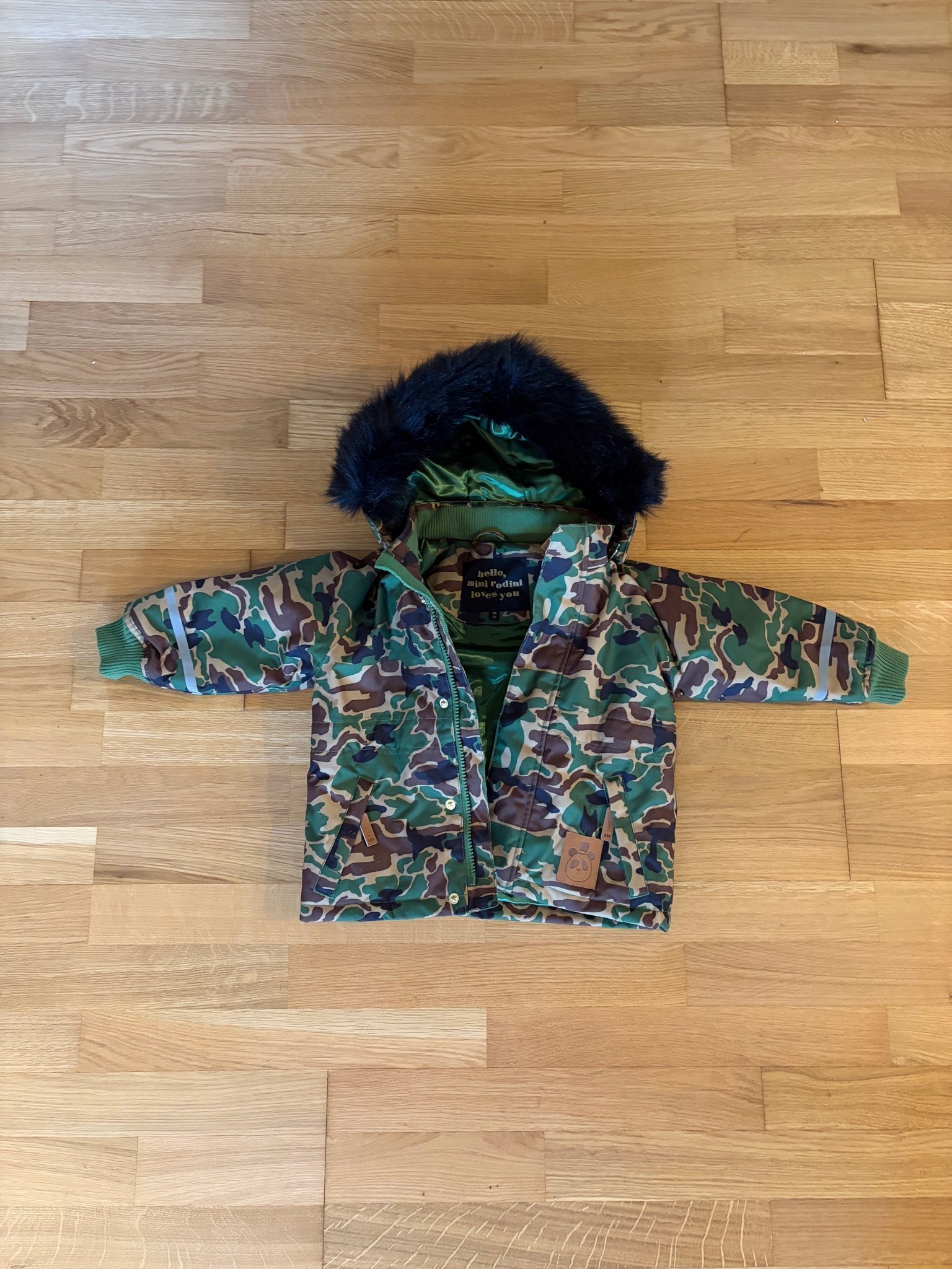 Mini Rodini camo vinterjacka, strl 80-86 | Köp på Tradera (713187460)