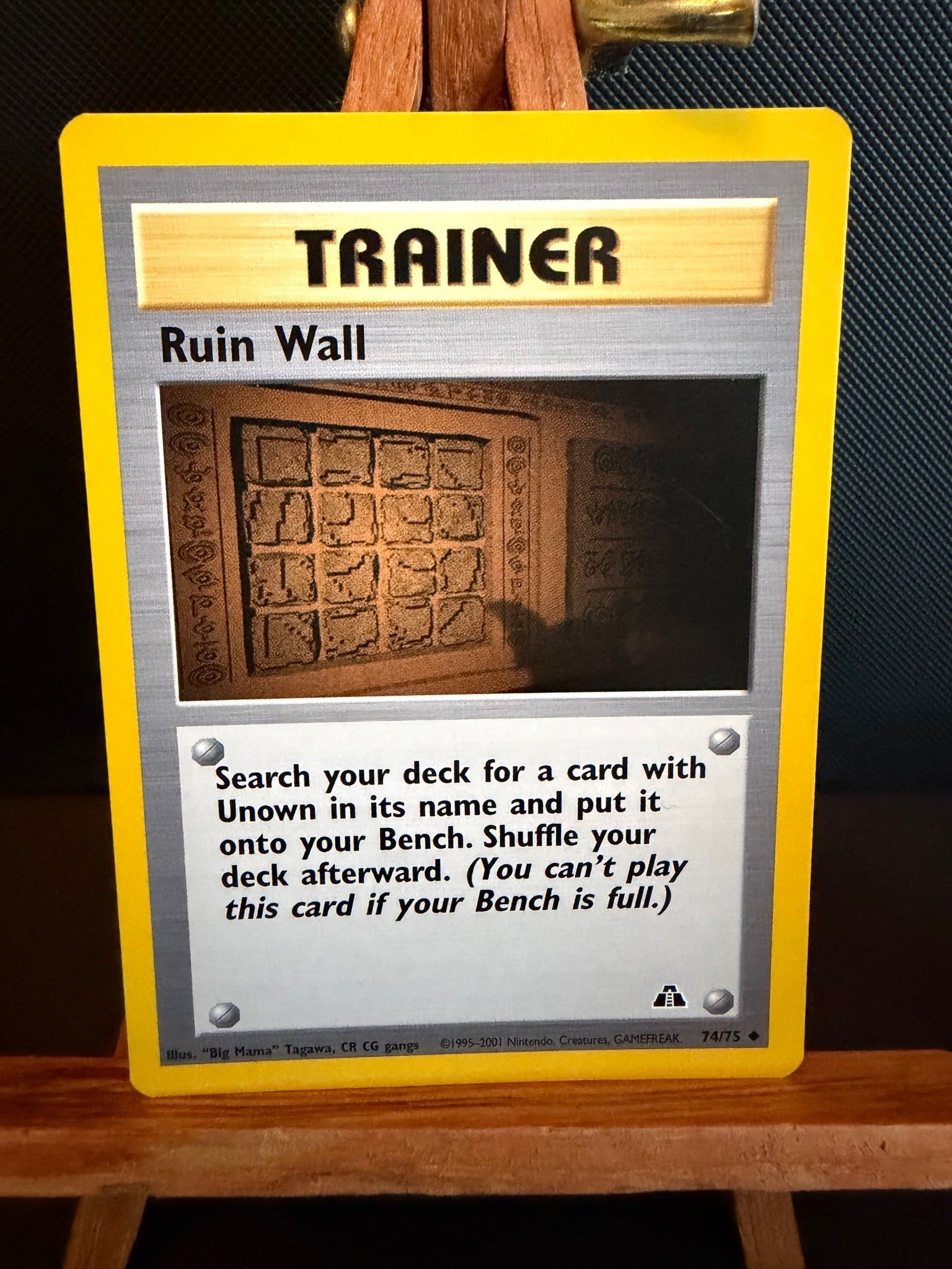 Pokémon - Ruin Wall 74/75 Neo Discovery 2001 - .. | Köp på Tradera ...