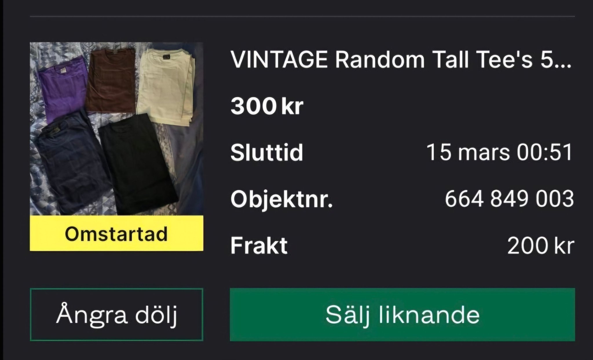 Se produkter som liknar VINTAGE Random Tall Tee's 5XL.. på Tradera ...