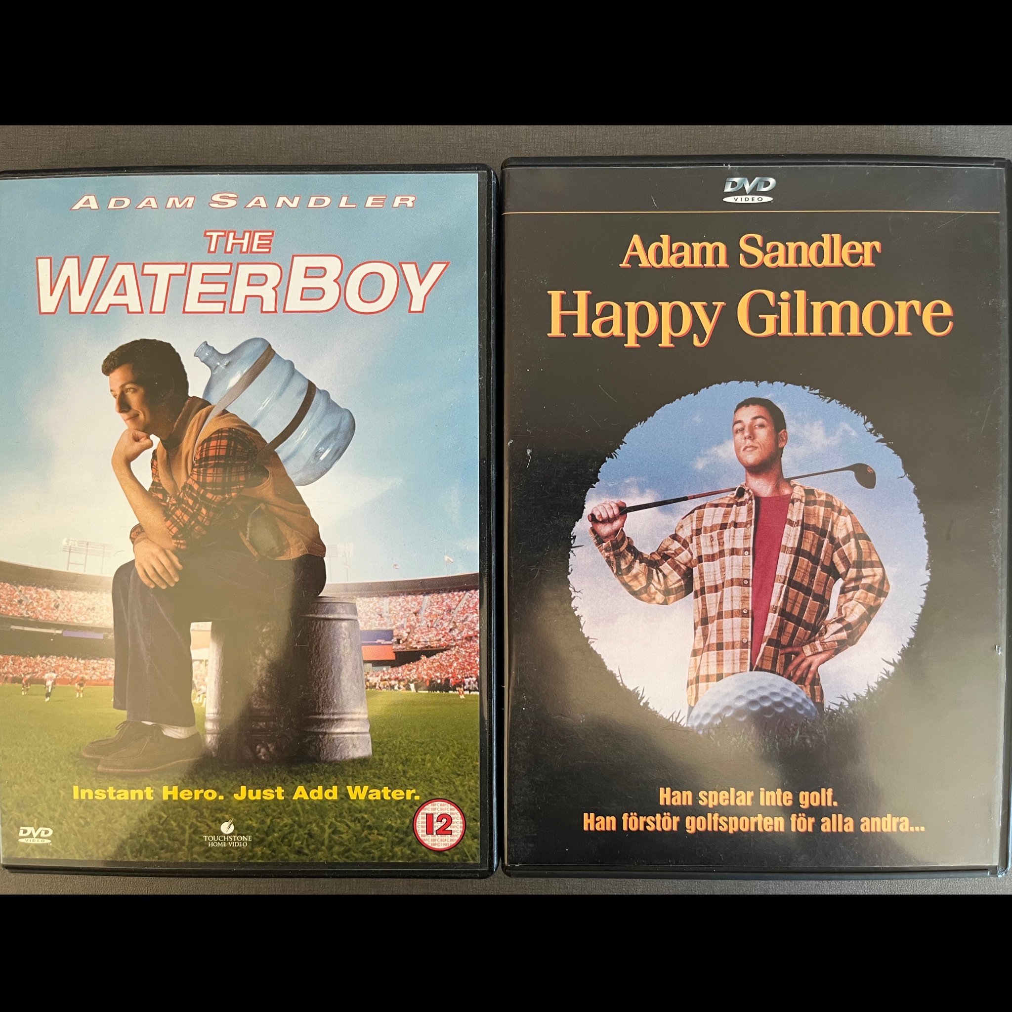 The Waterboy & Happy Gilmore - Adam Sandler DVD.. | Köp på Tradera ...