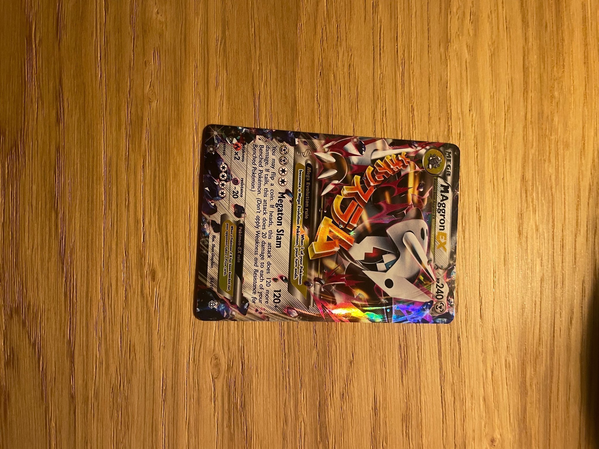 Mega Aggron EX Pokémonkort | Köp på Tradera (716087324)