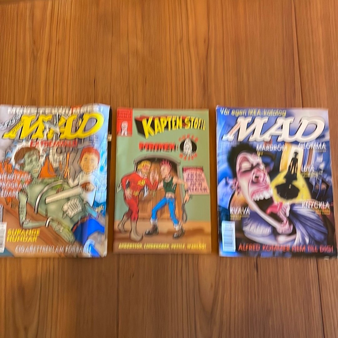 2 x MAD (1999) + Kapten Stofil nr 6 – Satir, hu.. | Köp på Tradera ...
