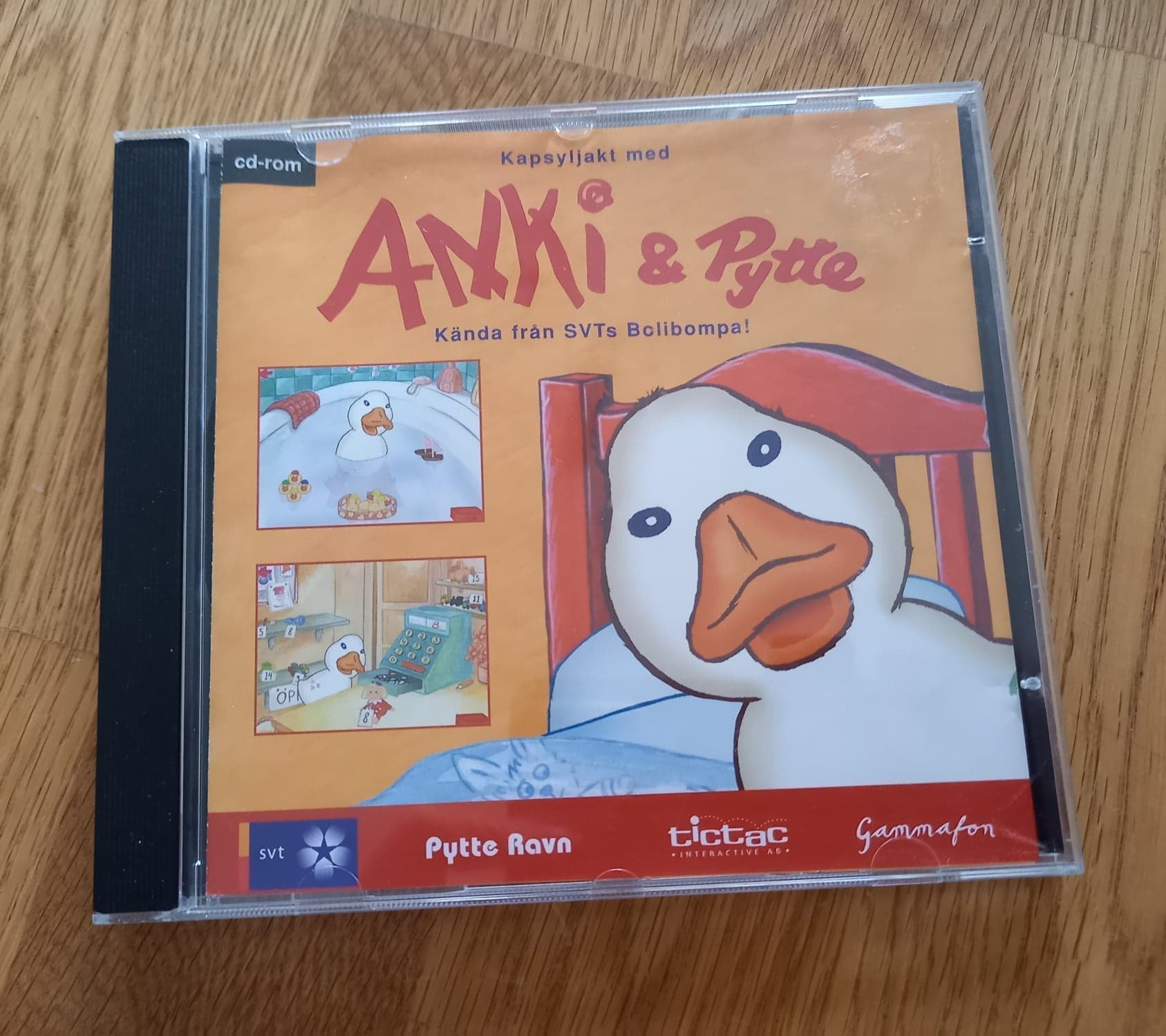 Dataspel, Anki och pytte, från 3 år, 17 busiga spel, fint skick