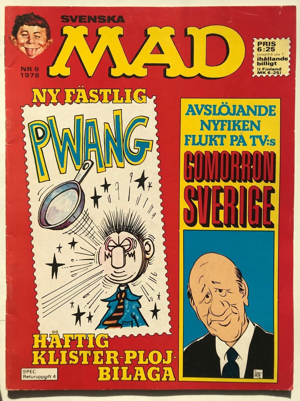 MAD - 1978:9 FN+ med klistermärken | Köp på Tradera (650662819)