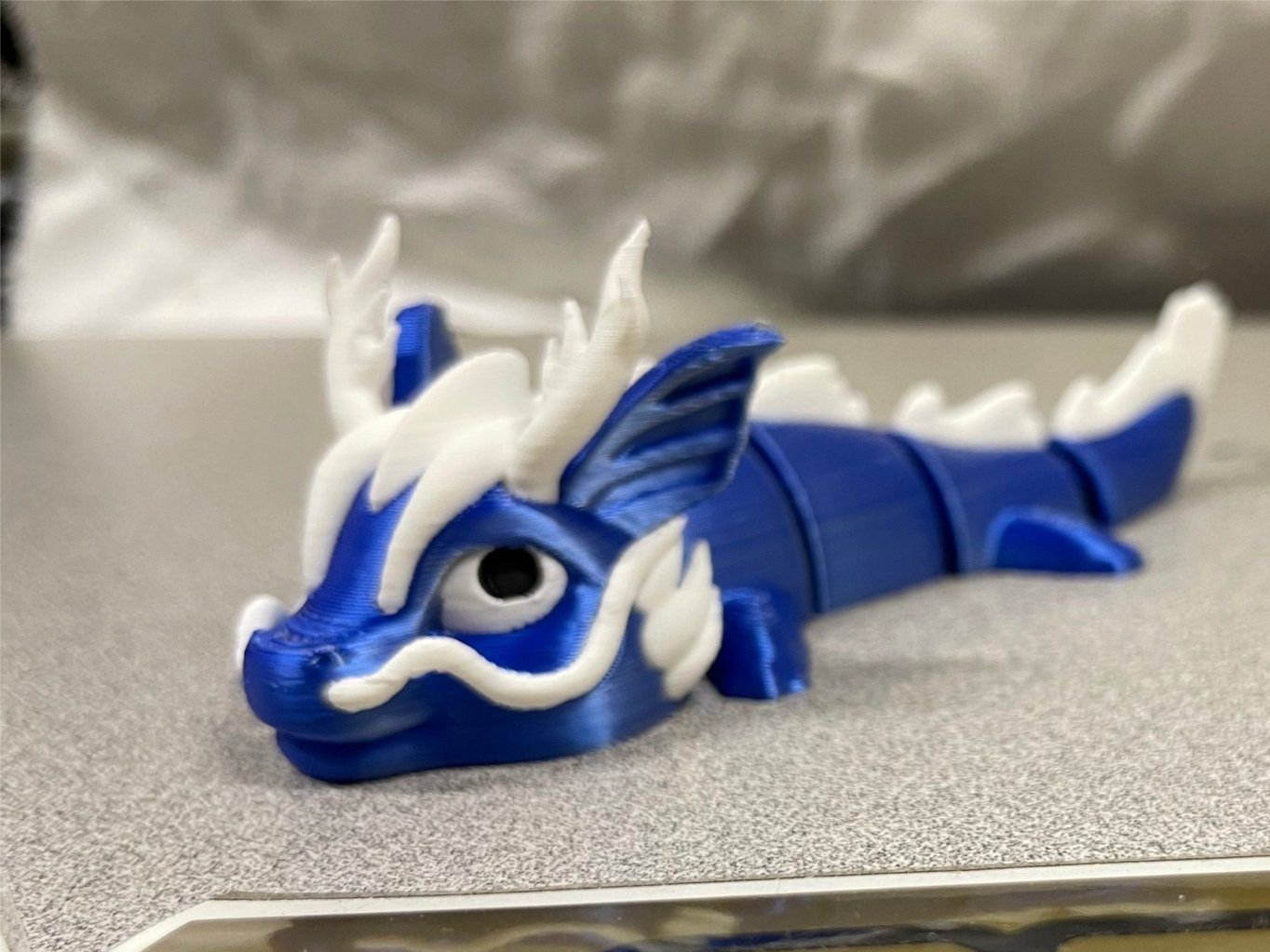 3D-Printad Blå Mini-Drake .. | Köp från PrintitSwedenAB på Tradera ...