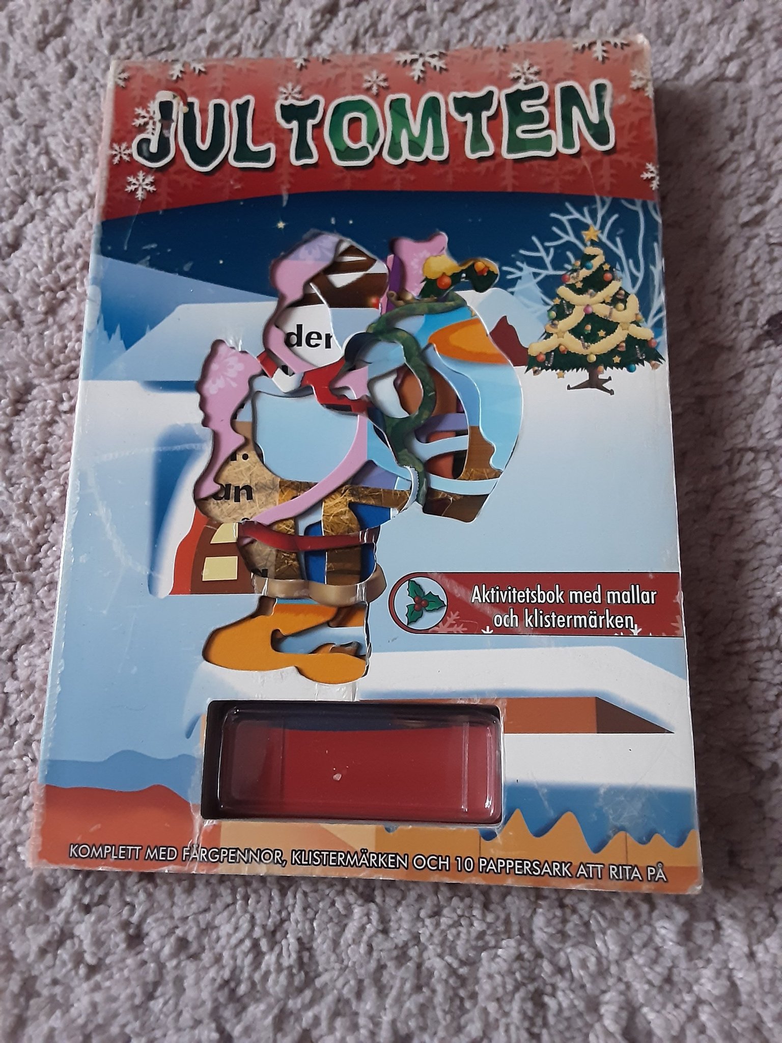 Jultomten aktivitetsbok med mallar | Köp på Tradera (707813294)