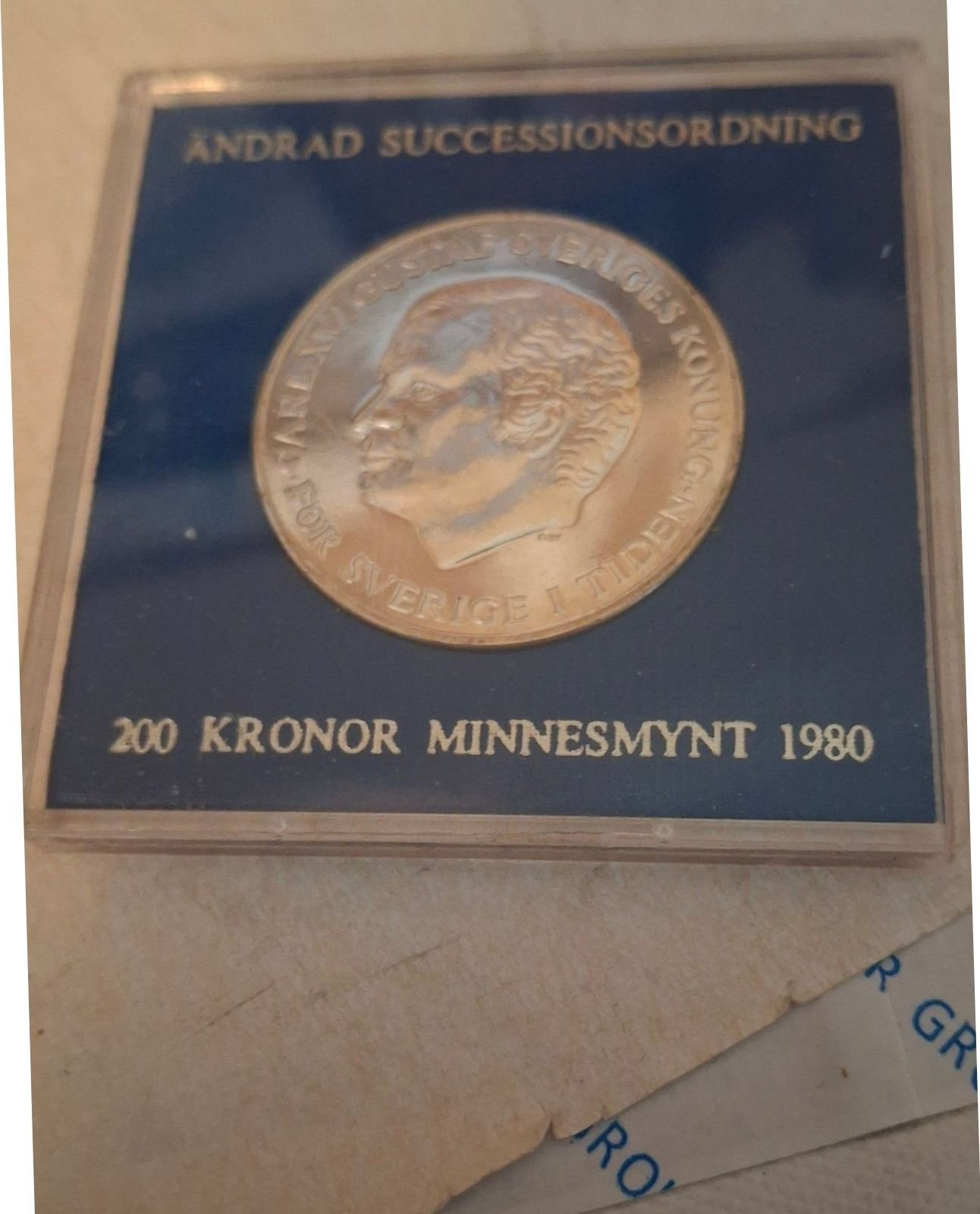 200 Kronor Minnesmynt 1980 - Ändrad Successions.. | Köp på Tradera (689933523)