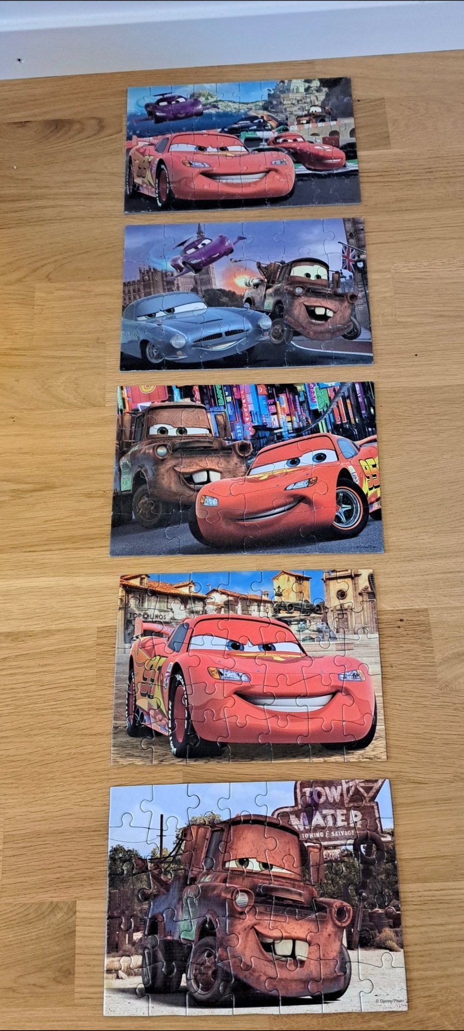 5 Cars pussel i praktisk låda, från 3 år | Köp på Tradera (709152437)