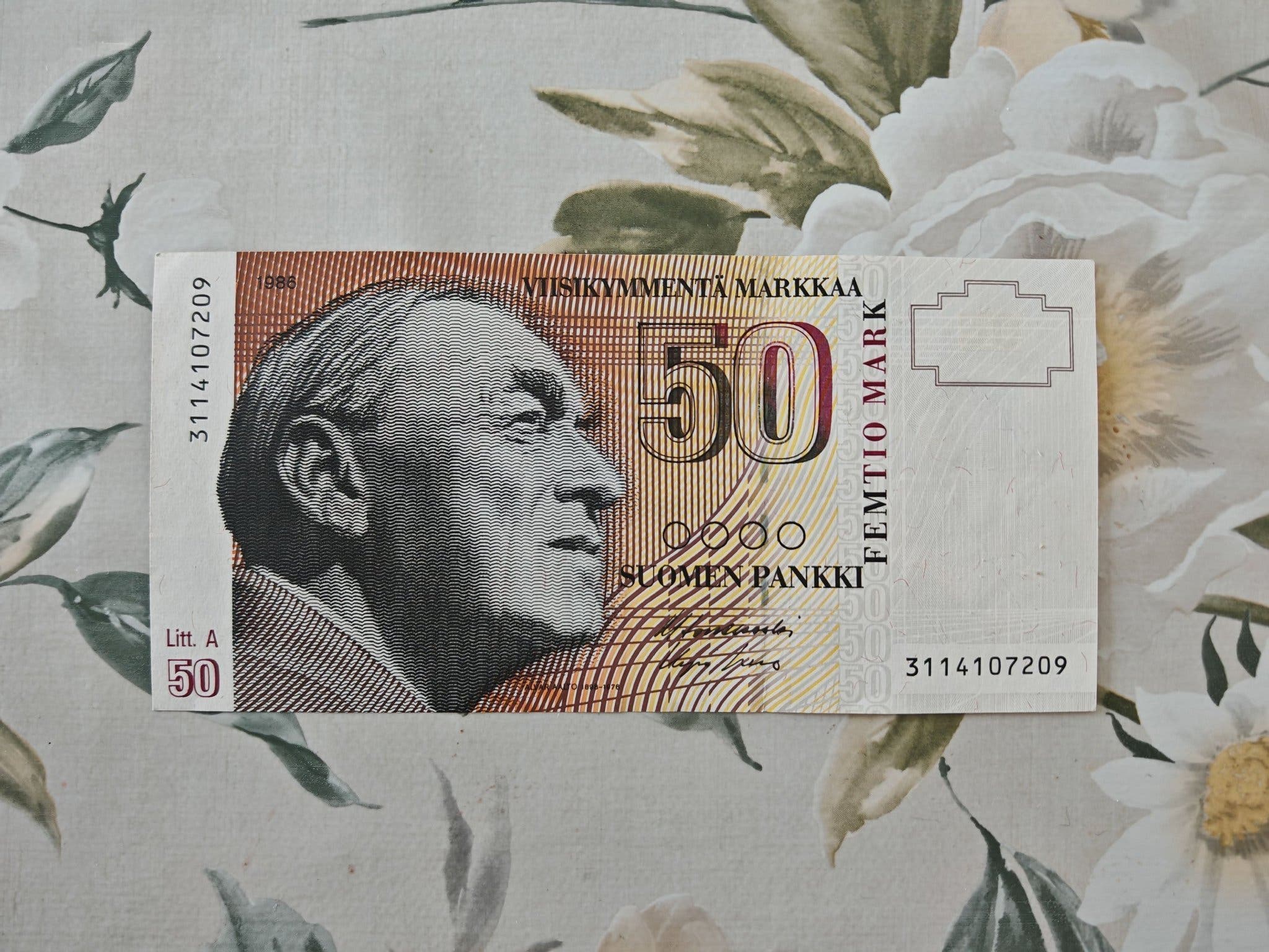 Se produkter som liknar Finsk 50 Mark Sedel - 50 Mark.. på Tradera ...