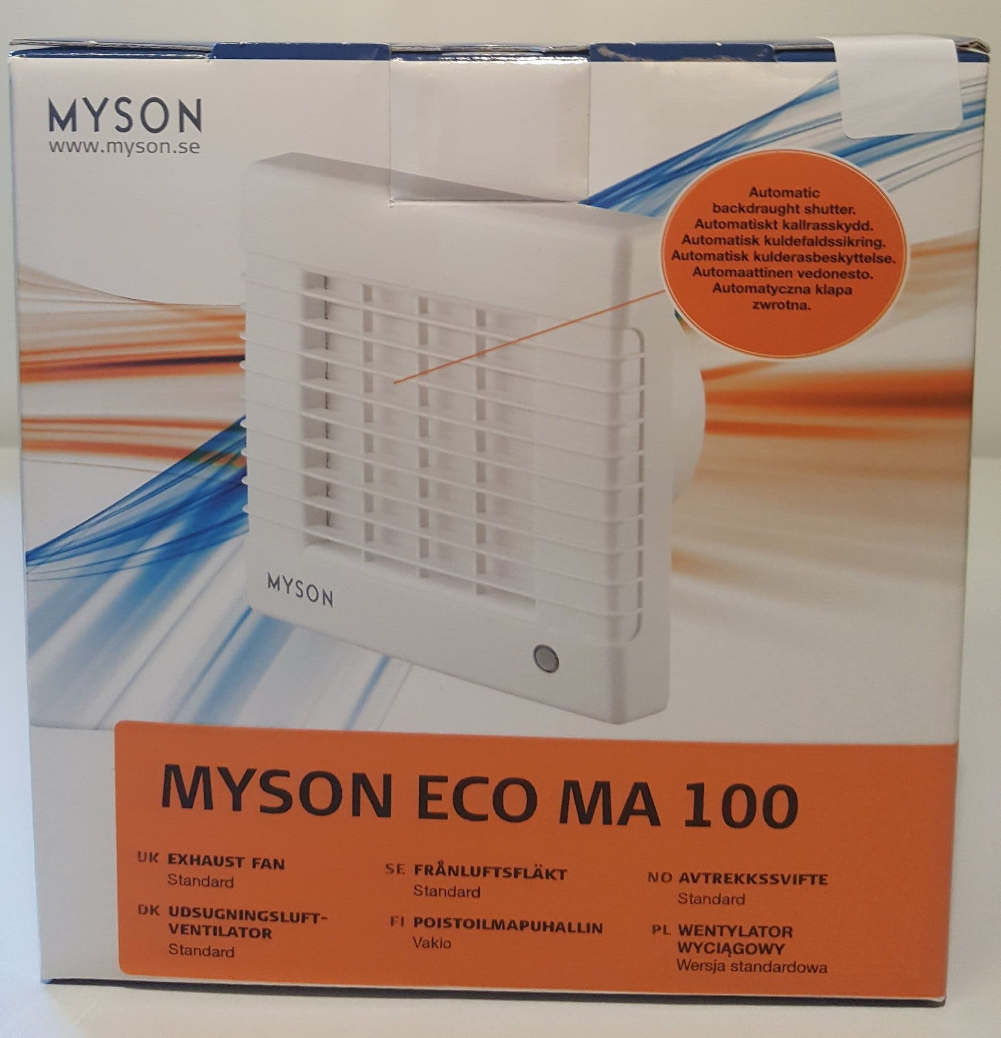 Myson ECO MA 100 Myson Badrumsfläkt med kallras.. | Köp på Tradera ...