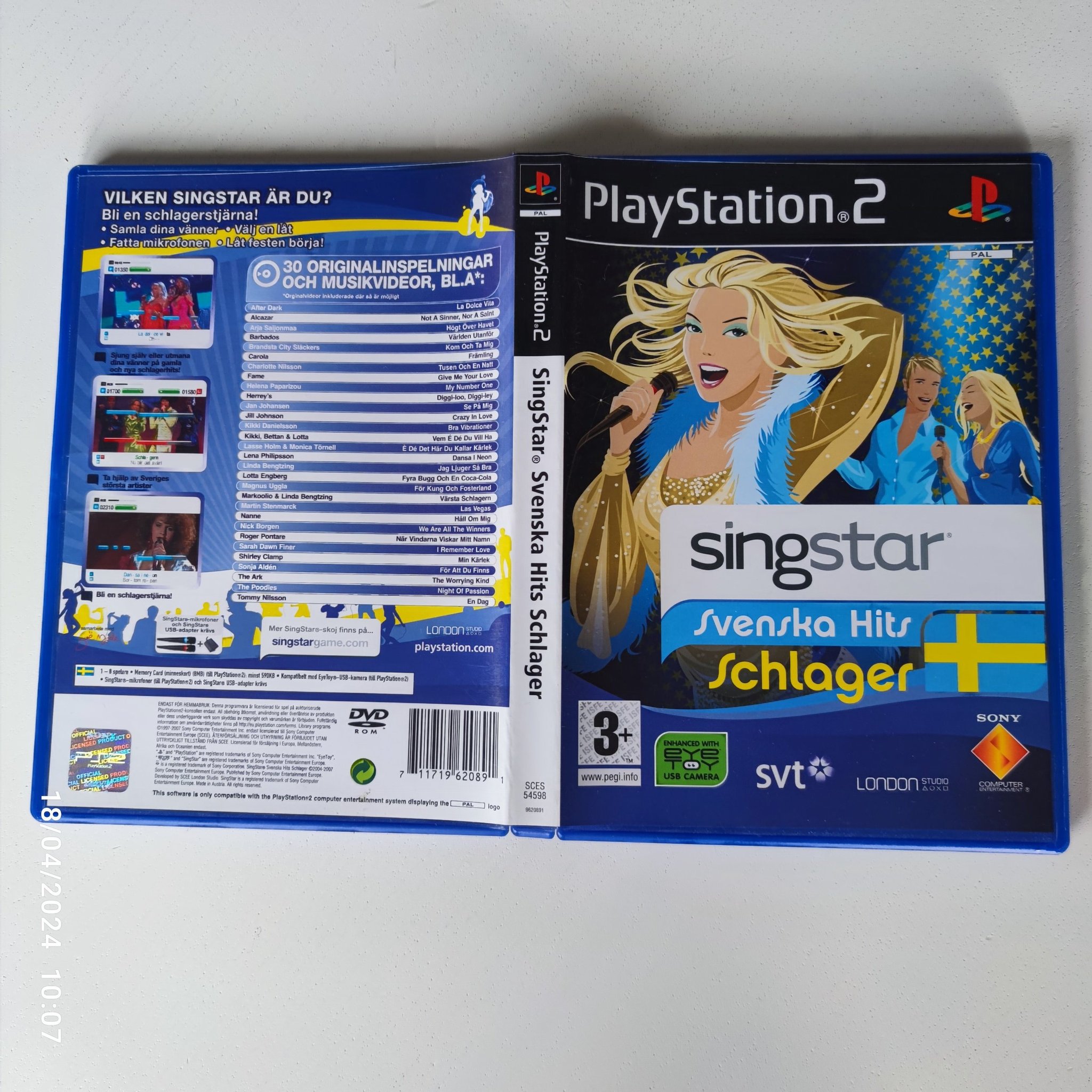 Singstar - Svenska Hits - Schlager, KOMPLETT - .. | Köp på Tradera (634893322)