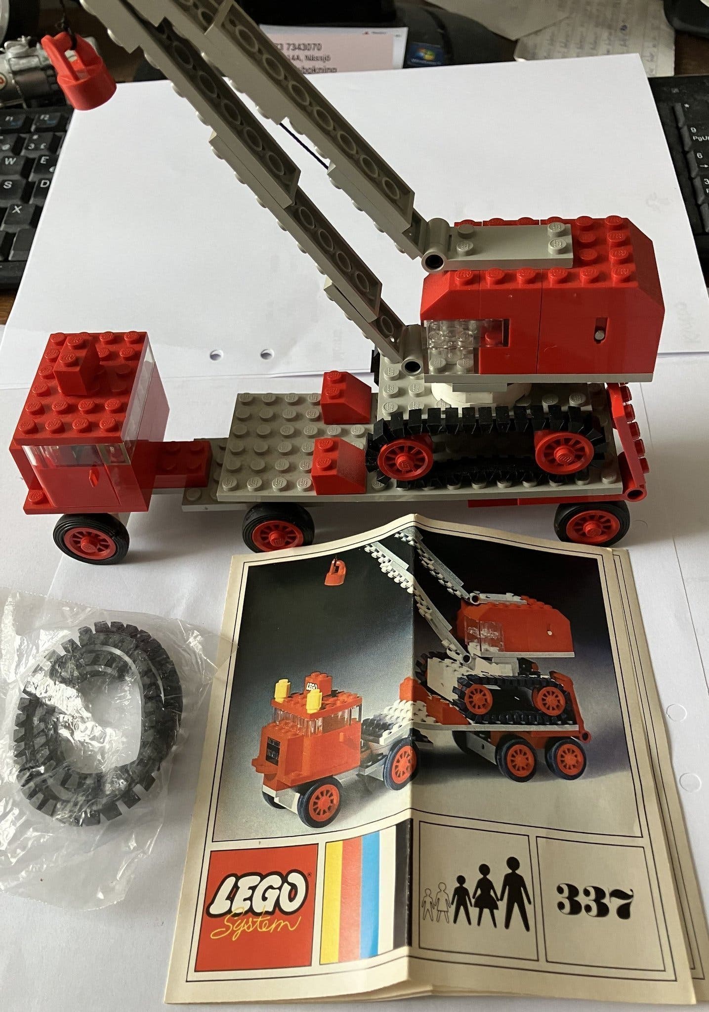 LEGO 337 - Kranbil från 1964 | Köp på Tradera (674440536)