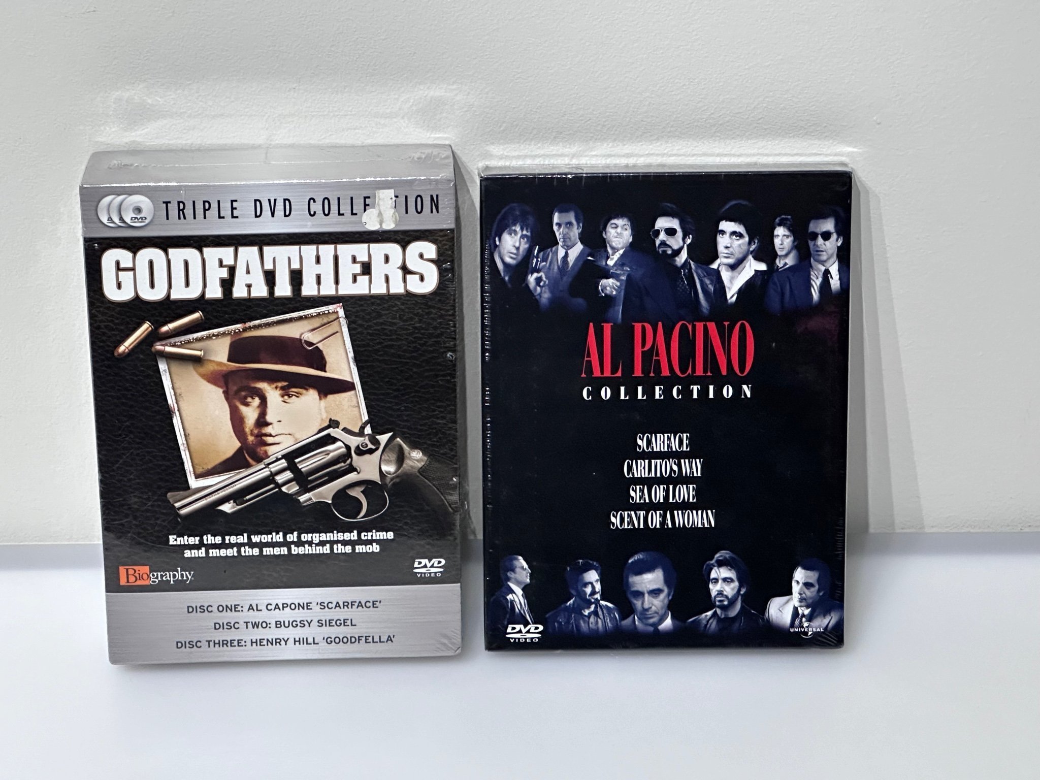 Godfathers Triple DVD Collection & Al Pacino Co.. | Köp på Tradera ...