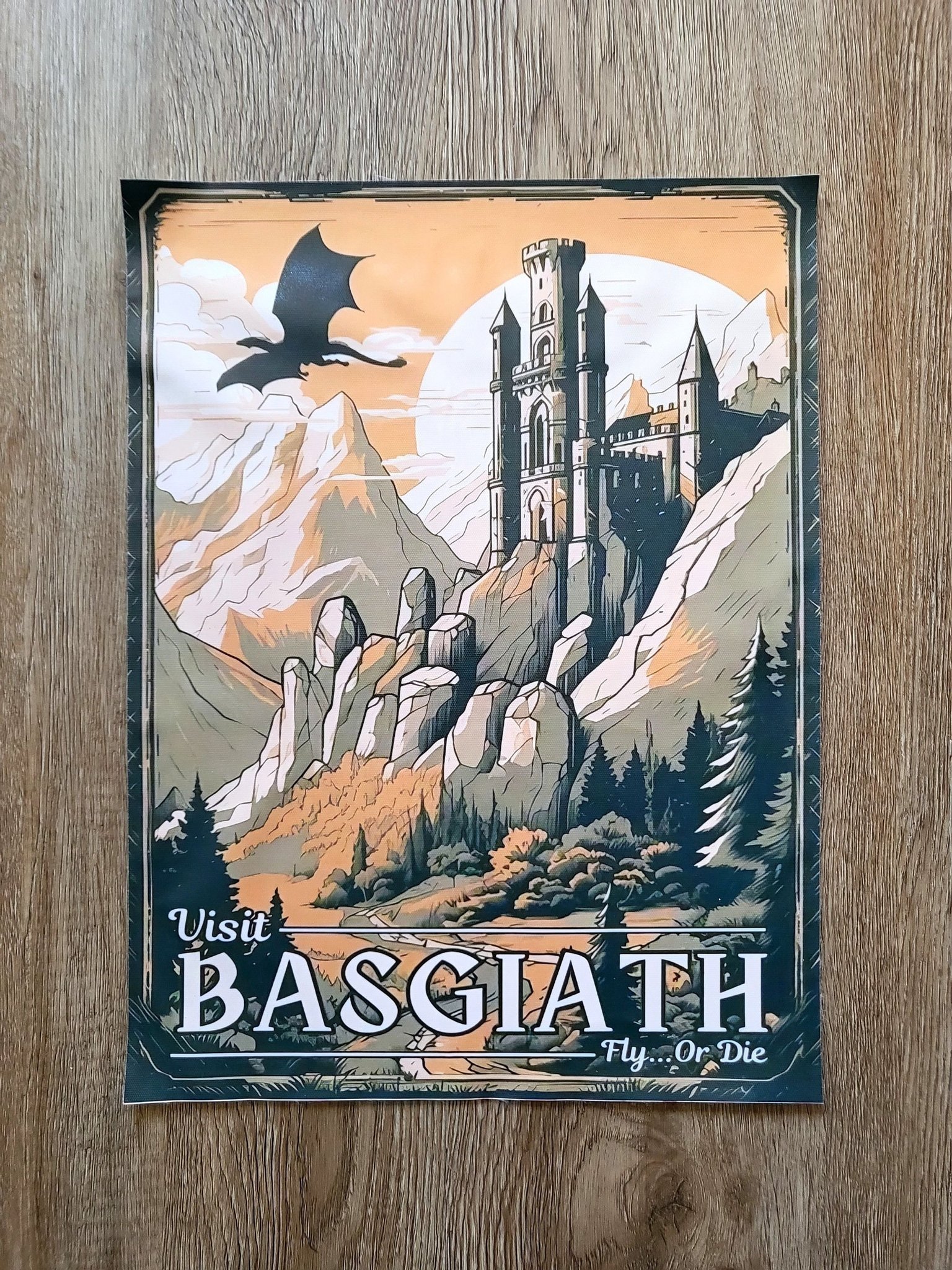 Fourth wing basgiath poster | Köp på Tradera (693177447)