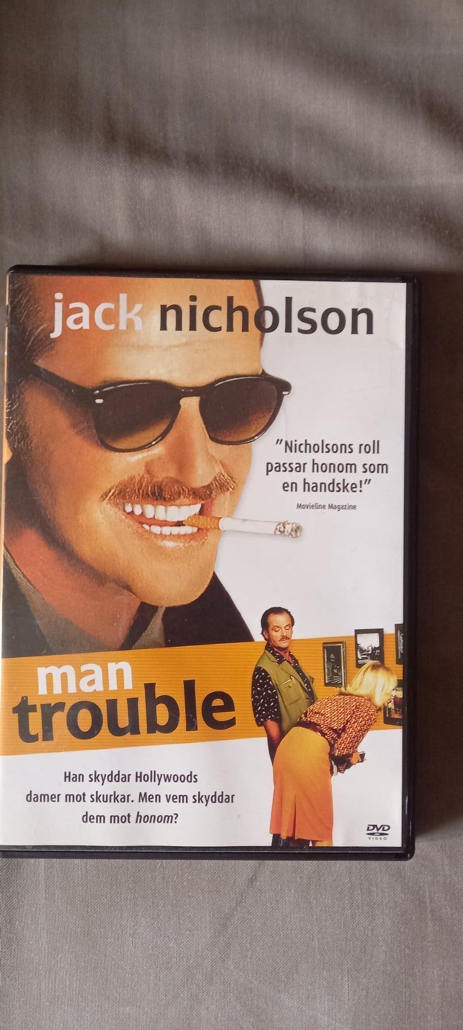 Man Trouble (1992) DVD Komedi Jack Nicholson Sv.. | Köp på Tradera ...