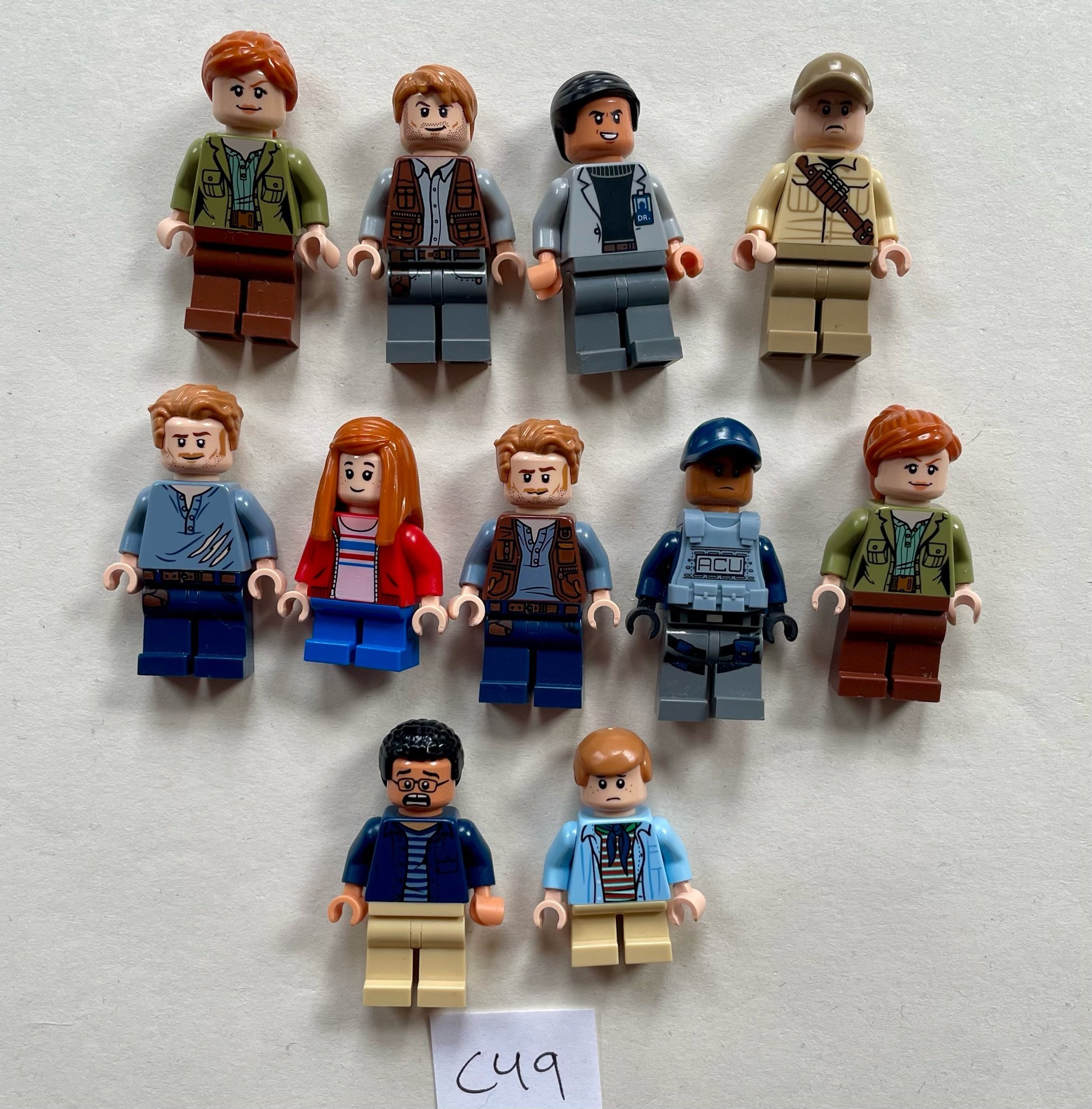 #C49 ÄKTA LEGO jurassic park figurer minifigure.. | Köp på Tradera ...