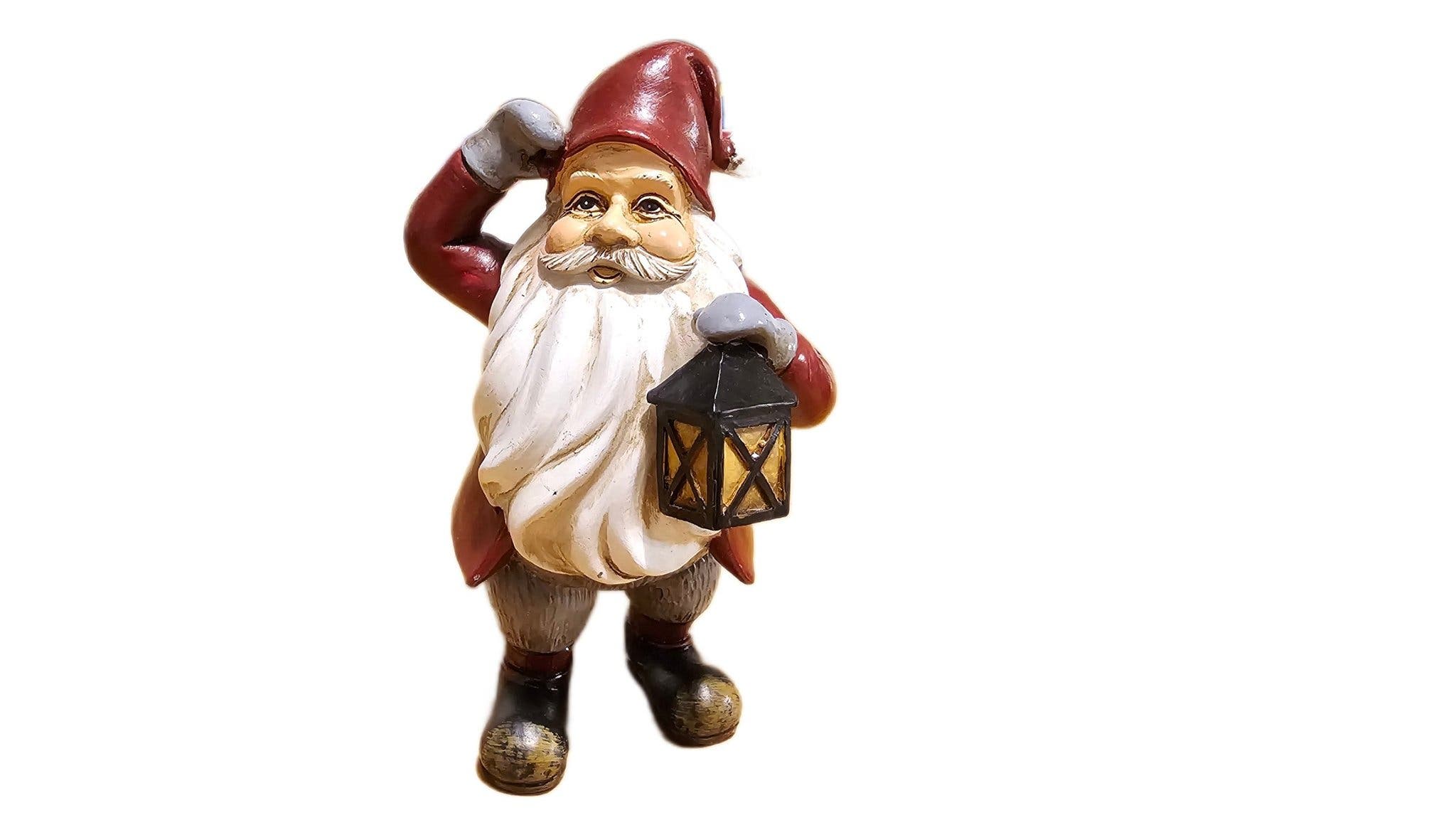 Se produkter som liknar Tomte med lykta i porslin på Tradera (654951994)