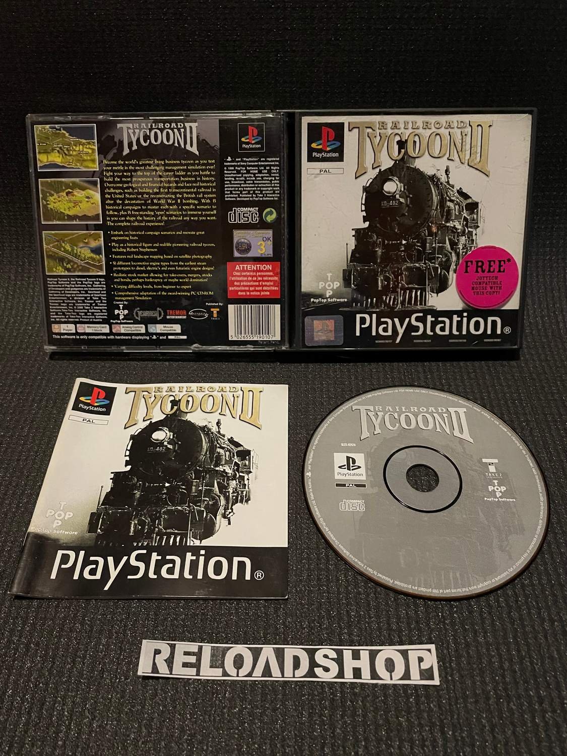 Railroad Tycoon II PS1 PSOne -.. | Köp från RELOAD_SHOP på Tradera ...