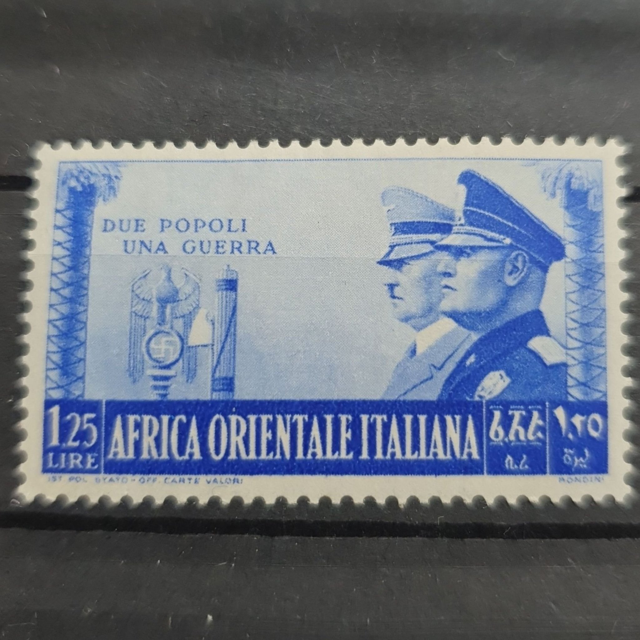 Tredje Riket - Frimärke hitler &Mussolini /afri.. | Köp på Tradera ...