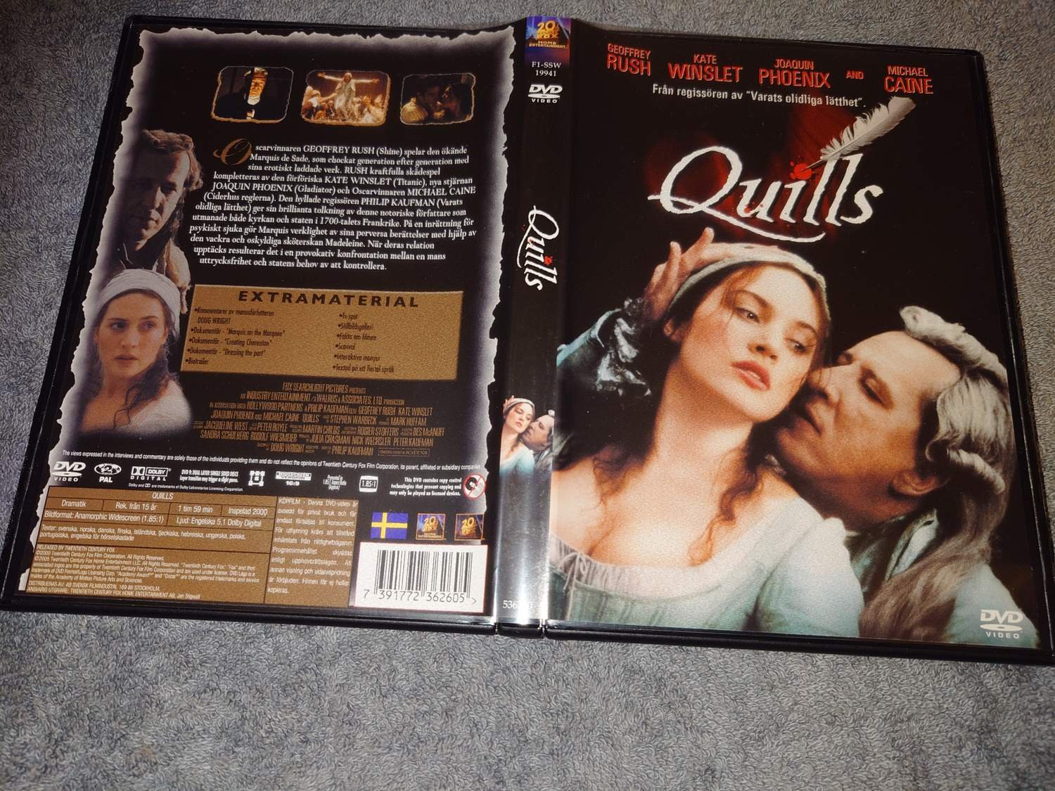 Quills (av Philip Kaufman med Geo.. | Köp från Peper073 på Tradera ...