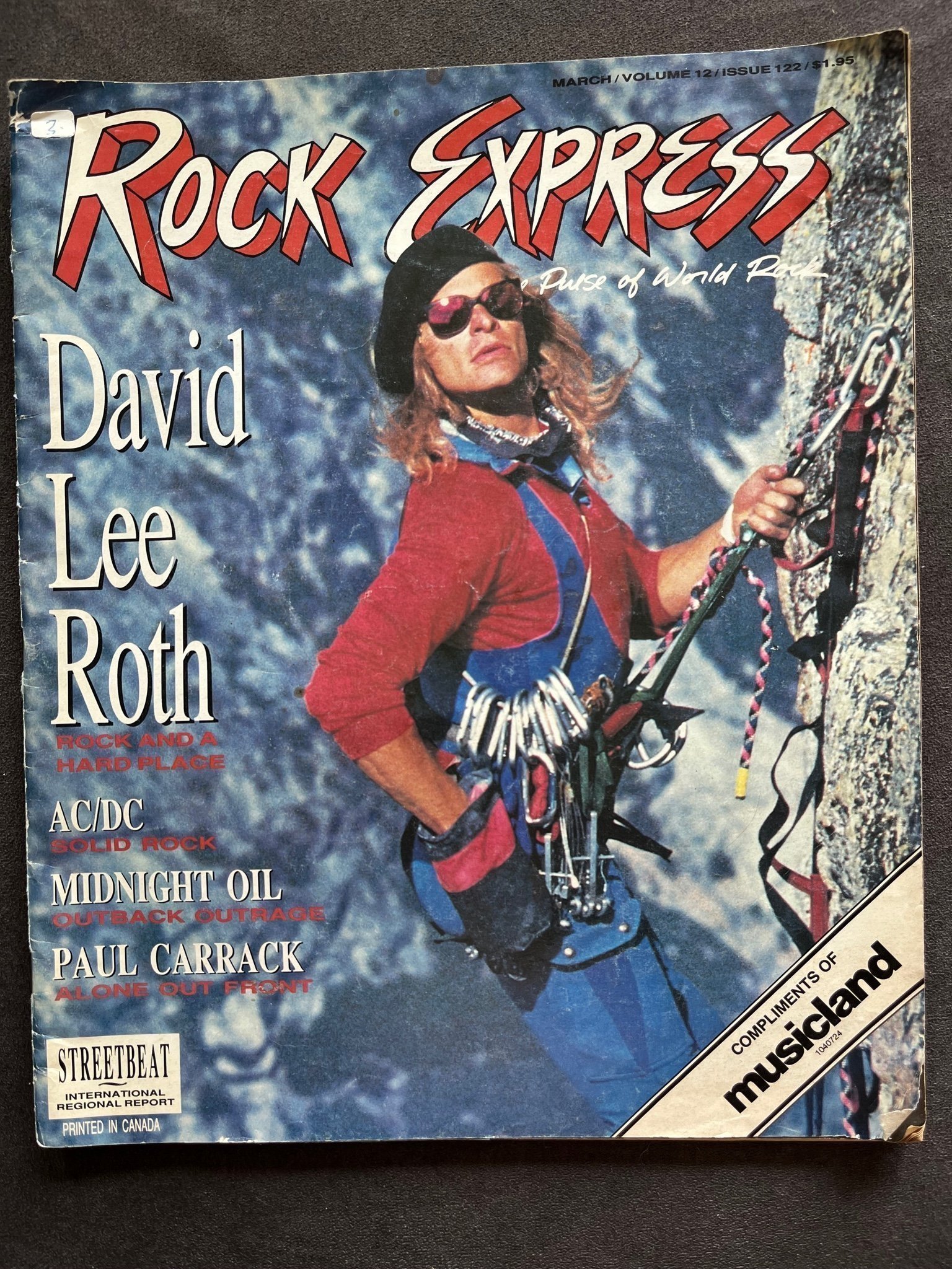 ROCK EXPRESS 1988 David Lee Roth AC/DC Midnight.. | Köp på Tradera ...