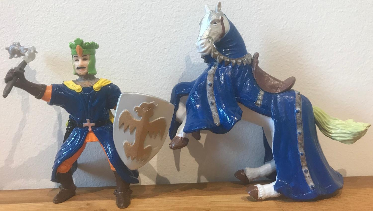 Riddare - Riddare med häst figure och med avtag.. | Köp på Tradera ...