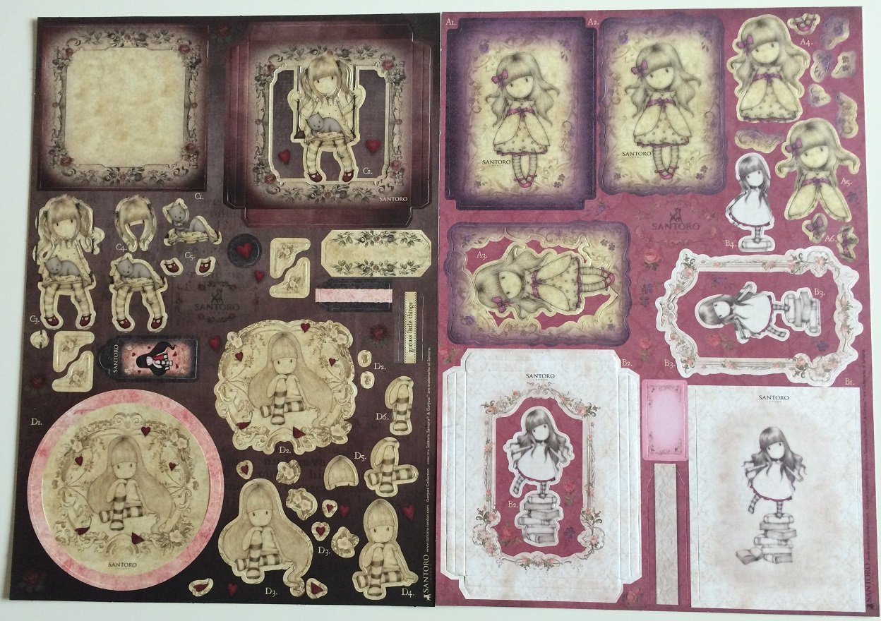 Se produkter som liknar 3D Decoupage från Santoro Gor.. på Tradera ...