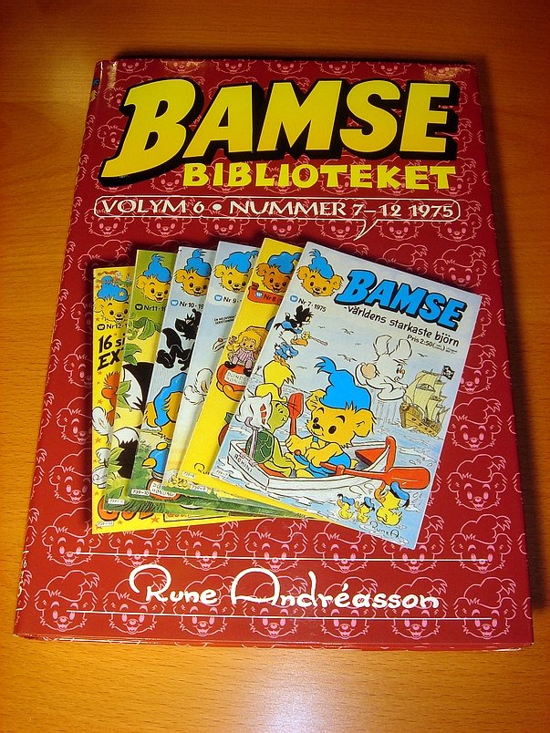 BAMSE BIBLIOTEKET VOL 6 7-12 1975 .. | Köp från caprod2 på Tradera ...