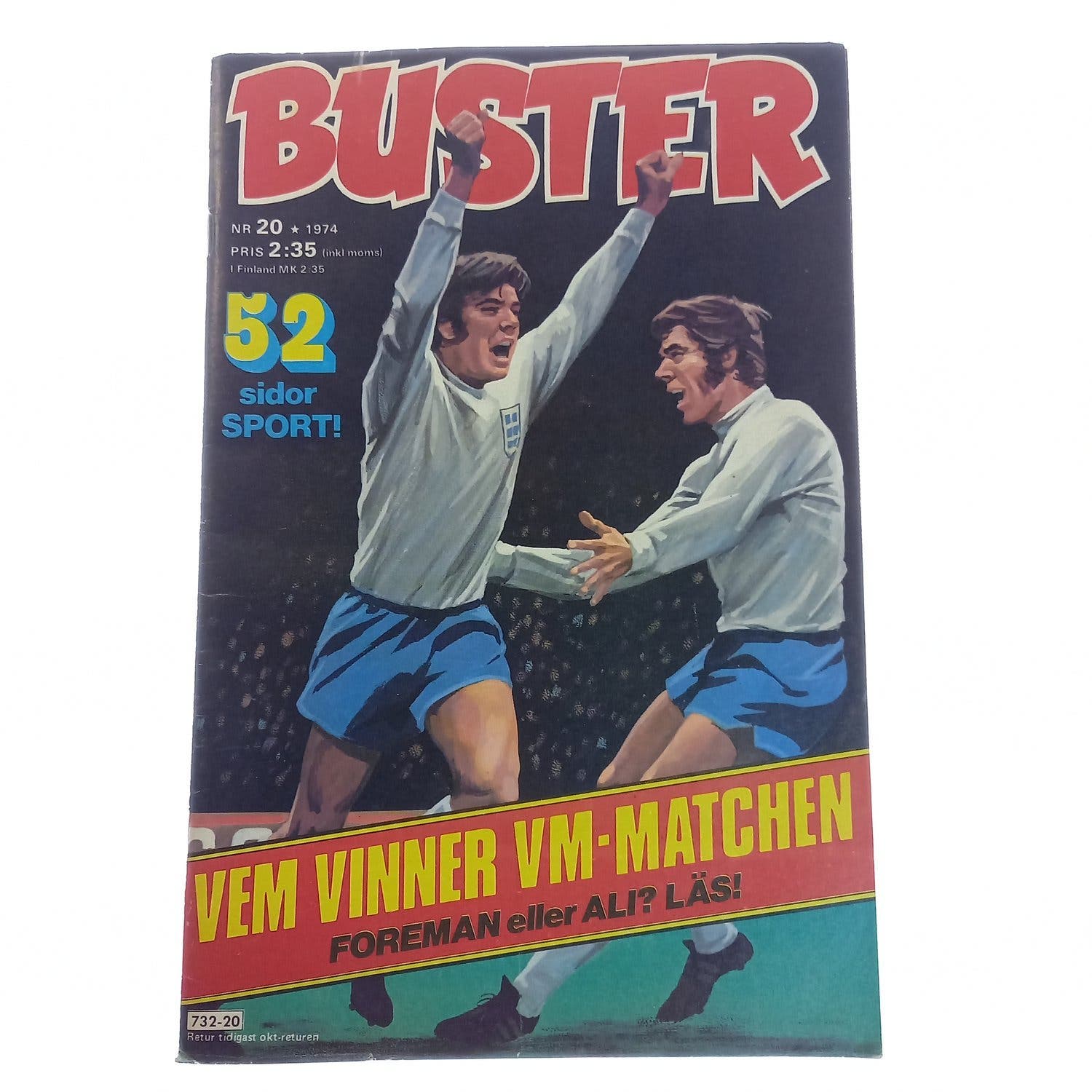 Buster - 1974 - NR 20 - VM-Boxning: George Fore.. | Köp på Tradera ...