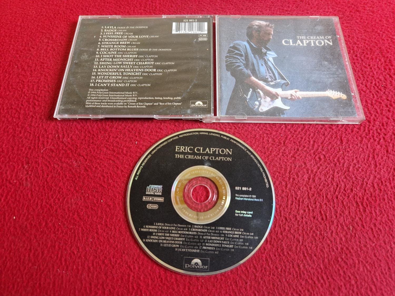 Se produkter som liknar ERIC CLAPTON THE CREAM OF CLA.. på Tradera ...